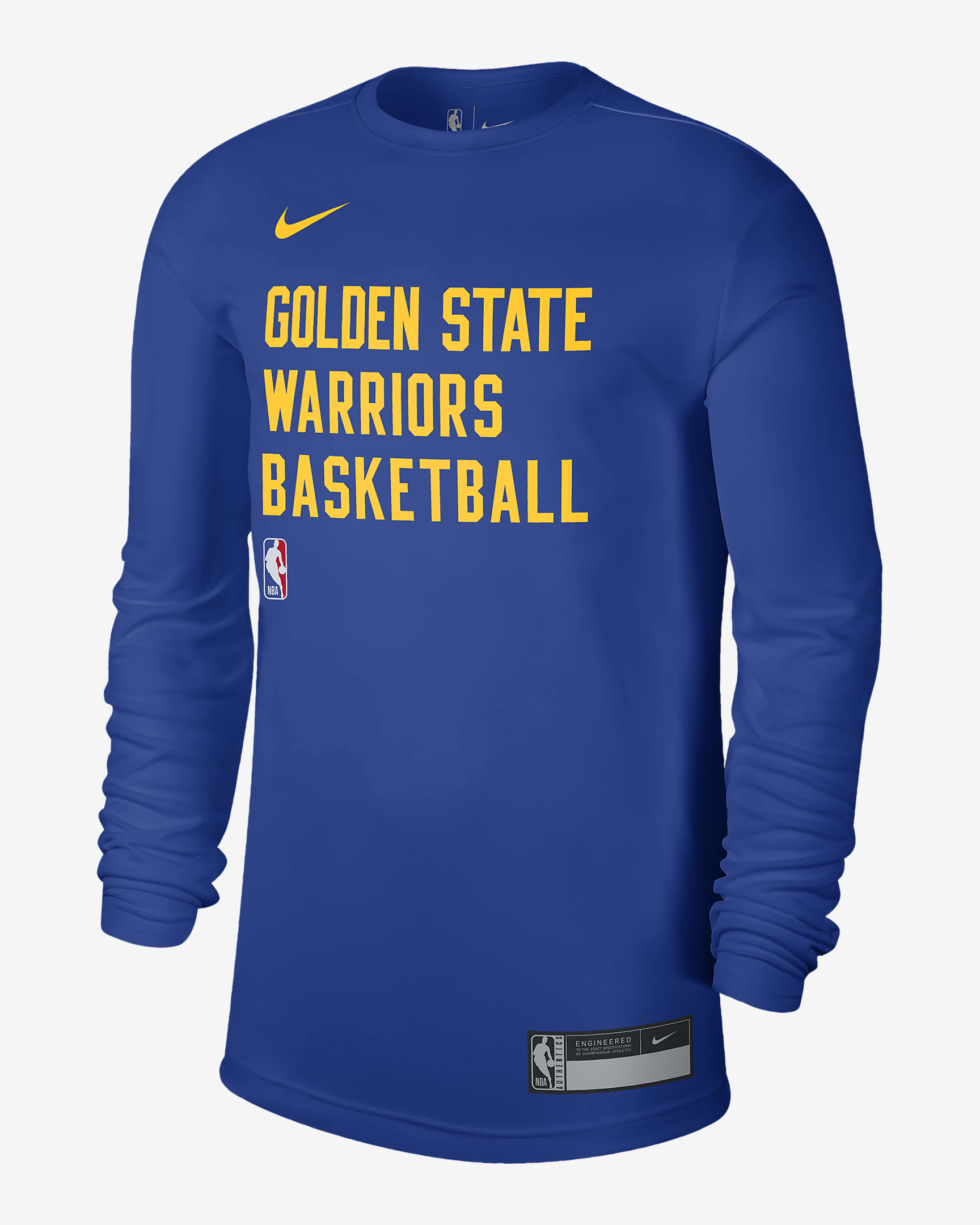 Golden State Warriors Practice Nike Dri-FIT NBA Longsleeve für Herren ...