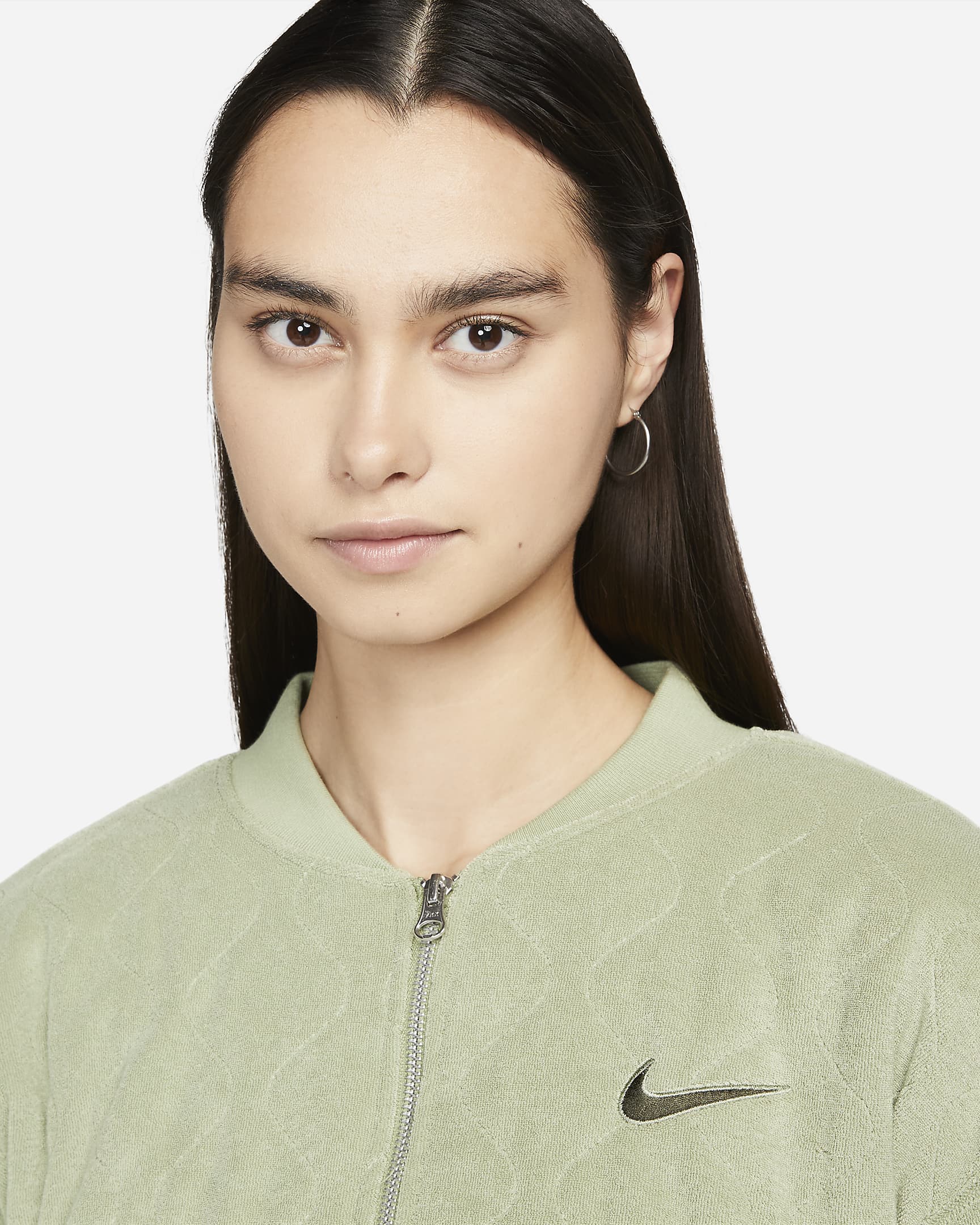 Nike Sportswear Women's Terry Quilted Jacket. Nike LU