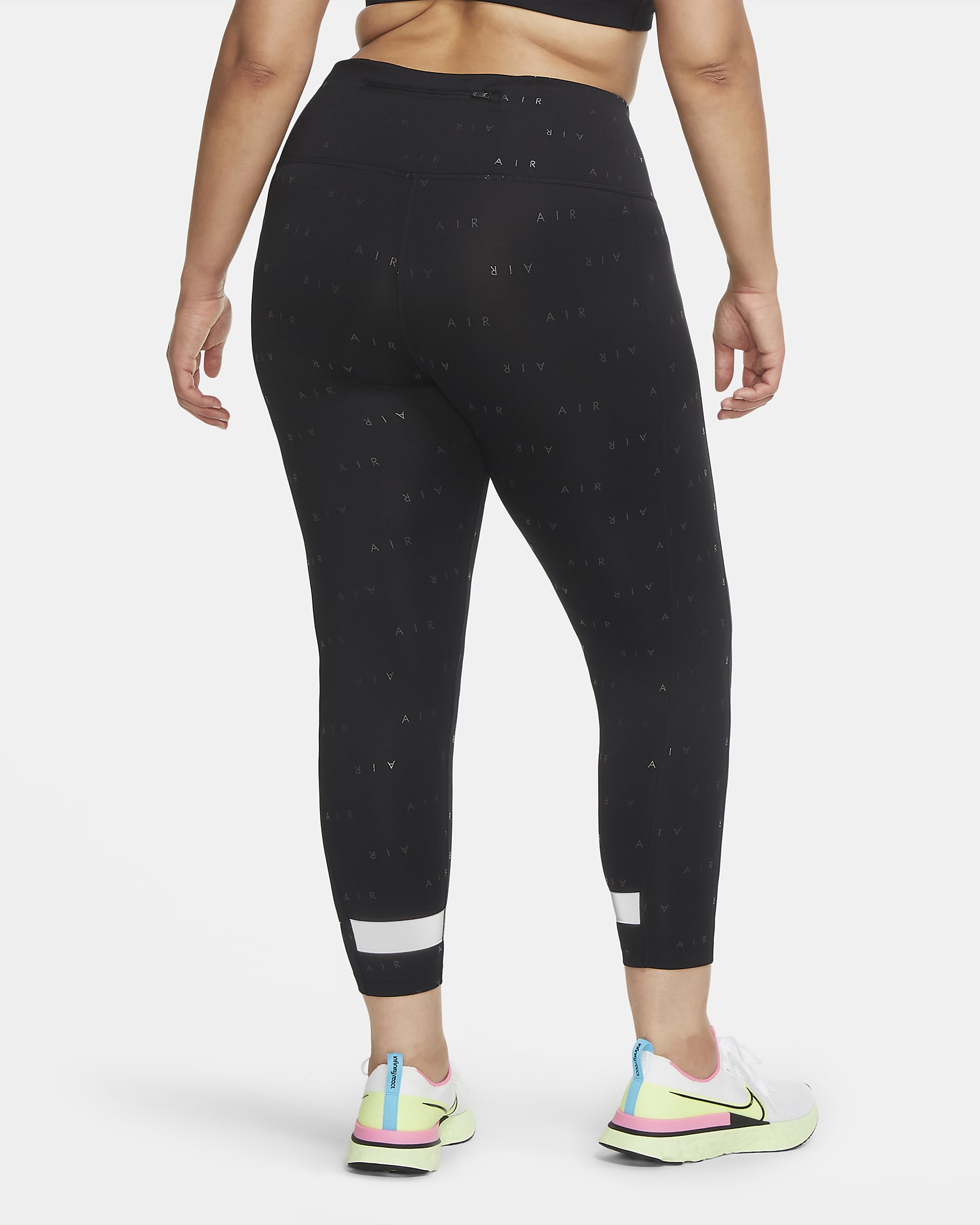 Nike Air Womens High Waisted 7 8 Running Leggings Plus Size