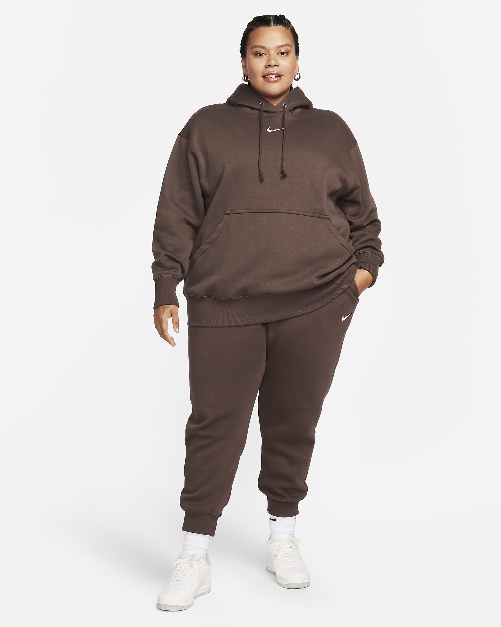 Nike Sportswear Phoenix Fleece Women's Oversized Pullover Hoodie (Plus Size). Nike.com