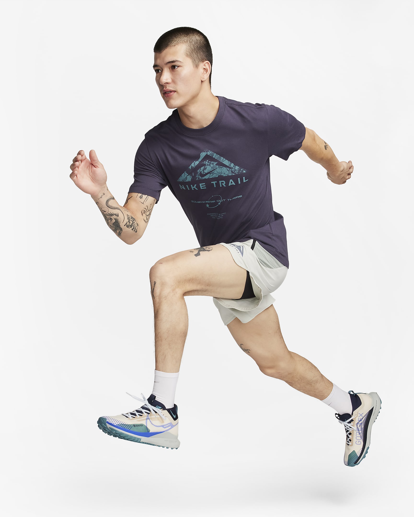 Nike Dri-FIT Trail Men's Trail Running T-Shirt. Nike ID