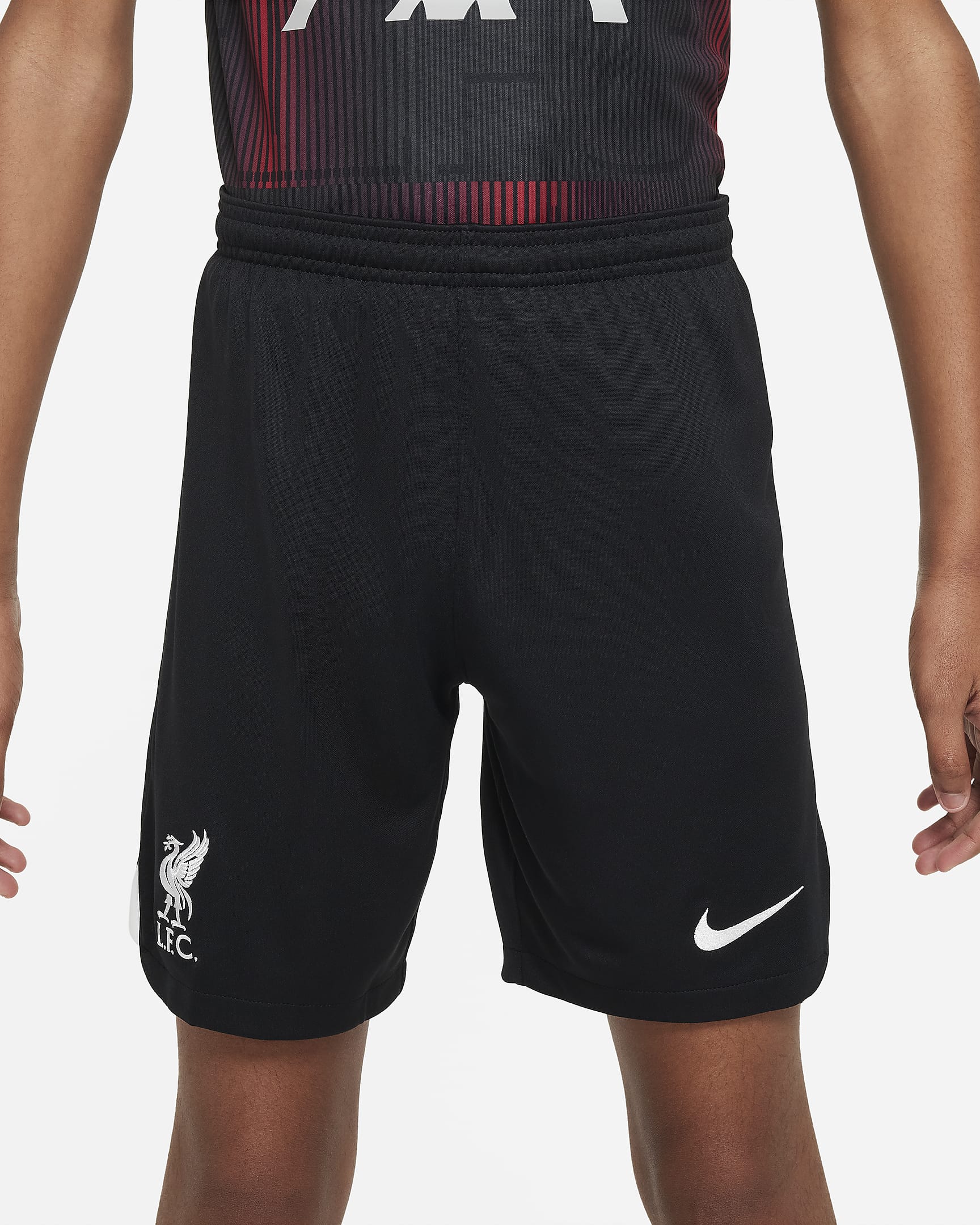 Spodenki Piłkarskie Dla Dużych Dzieci Nike Dri Fit Liverpool F C