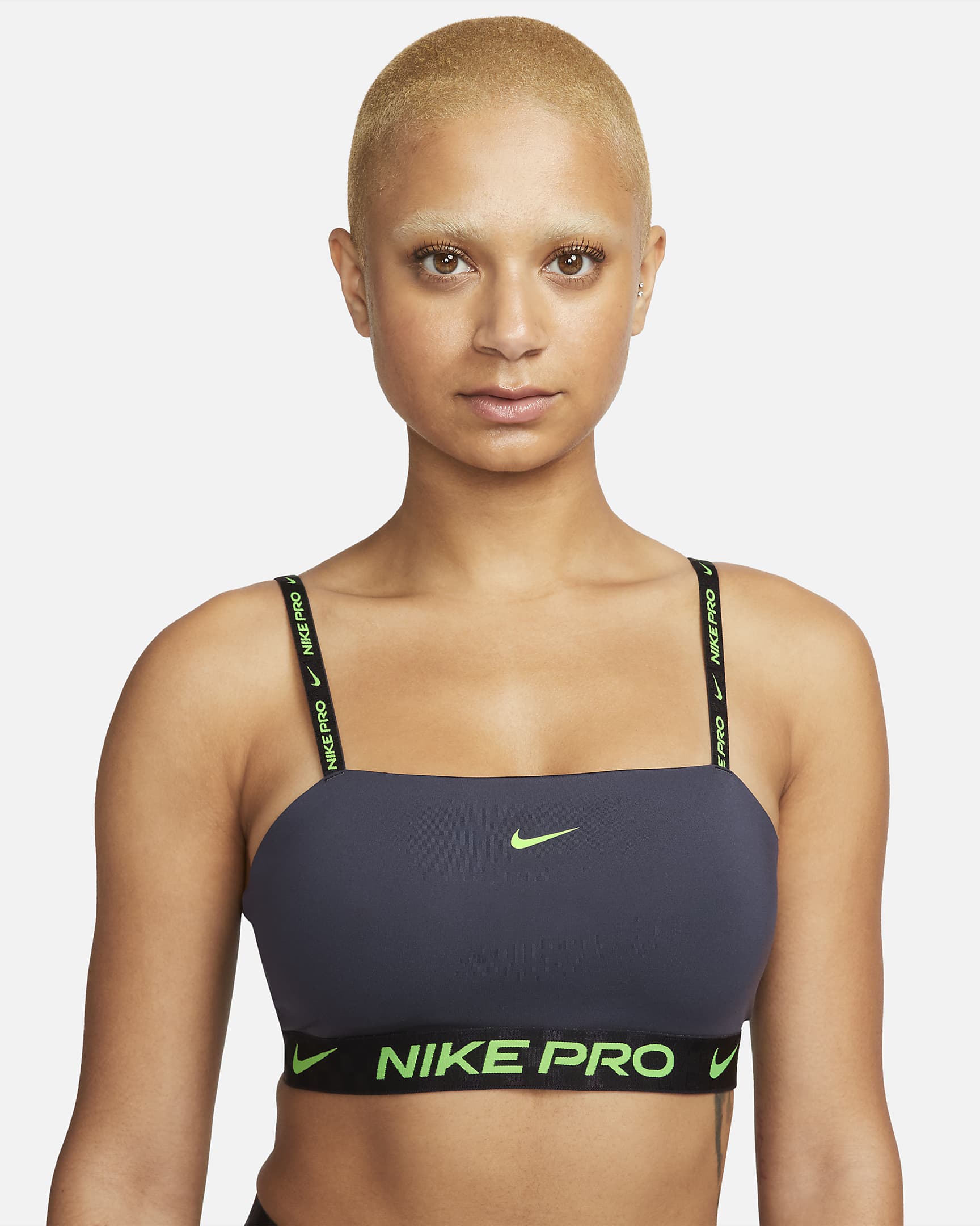 Nike Pro Indy Women's Light-Support Padded Bandeau Sports Bra. Nike SA