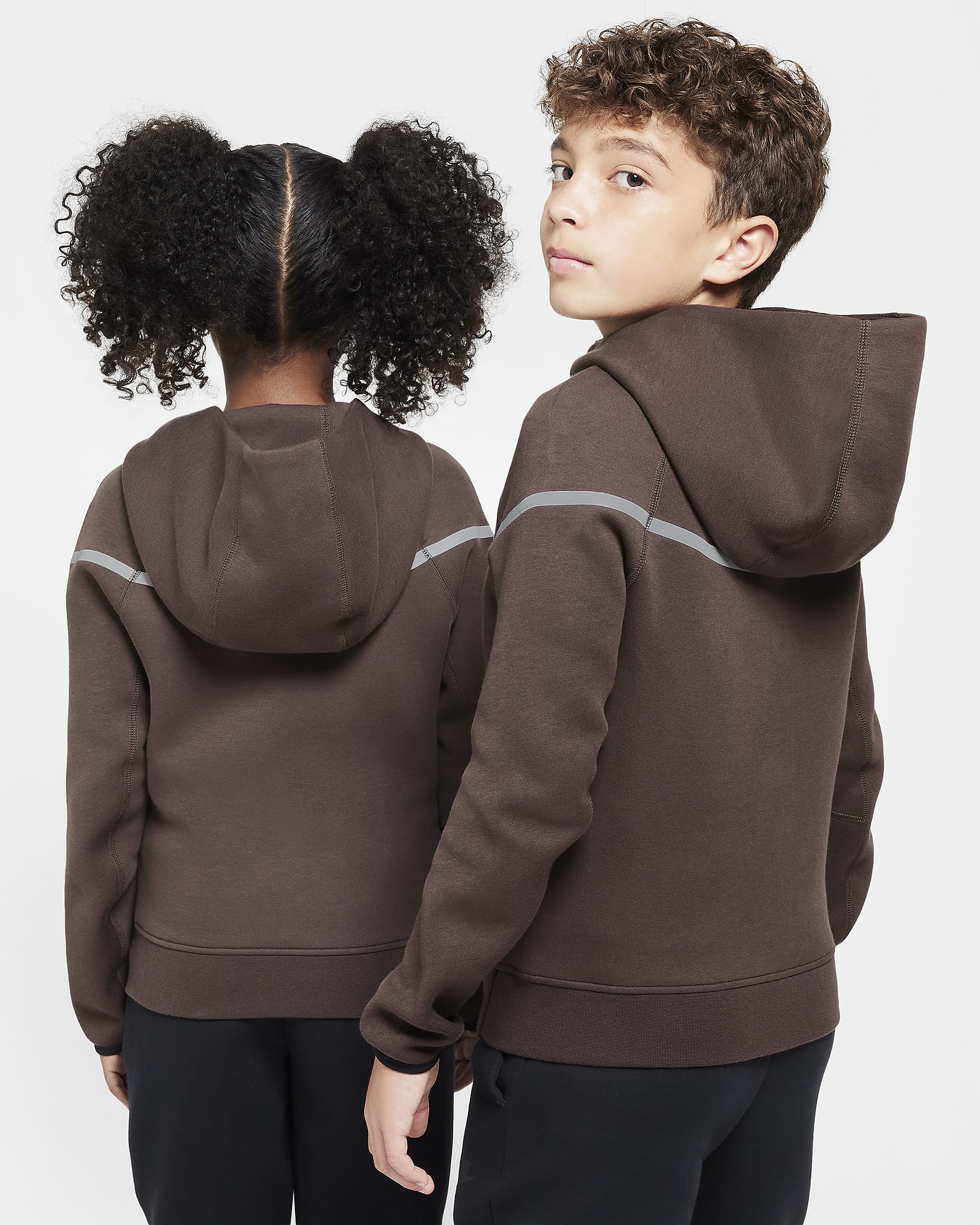 Nike Sportswear Tech Fleece Big Kids' (Boys') Reflective Full-Zip ...