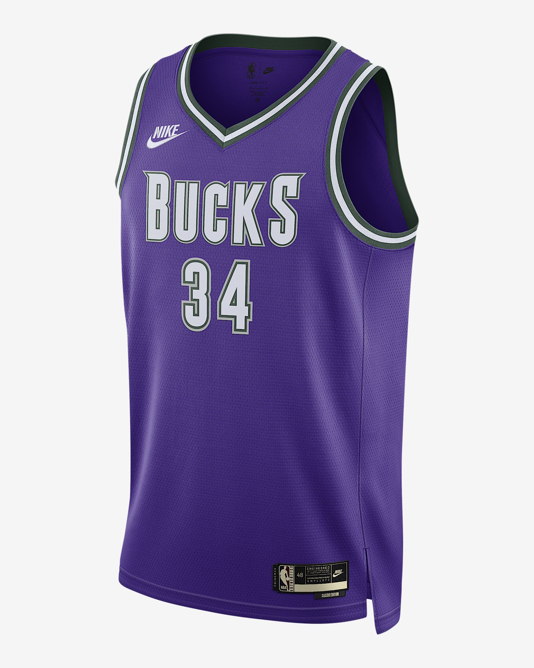 Milwaukee Bucks Nike Dri-FIT NBA Swingman Jersey. Nike SE