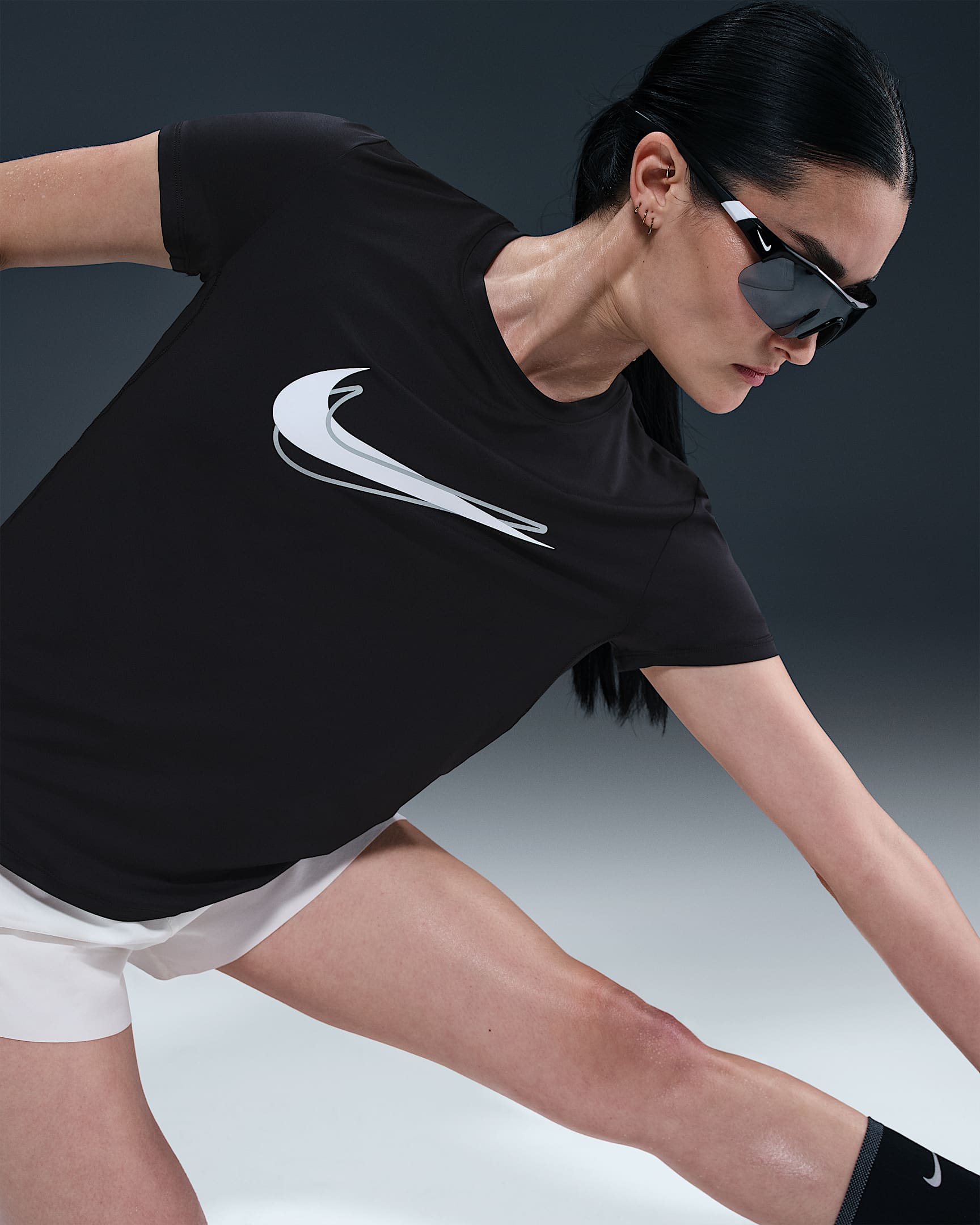Nike One Swoosh Women's Dri-FIT Short-Sleeve Running Top. Nike ID