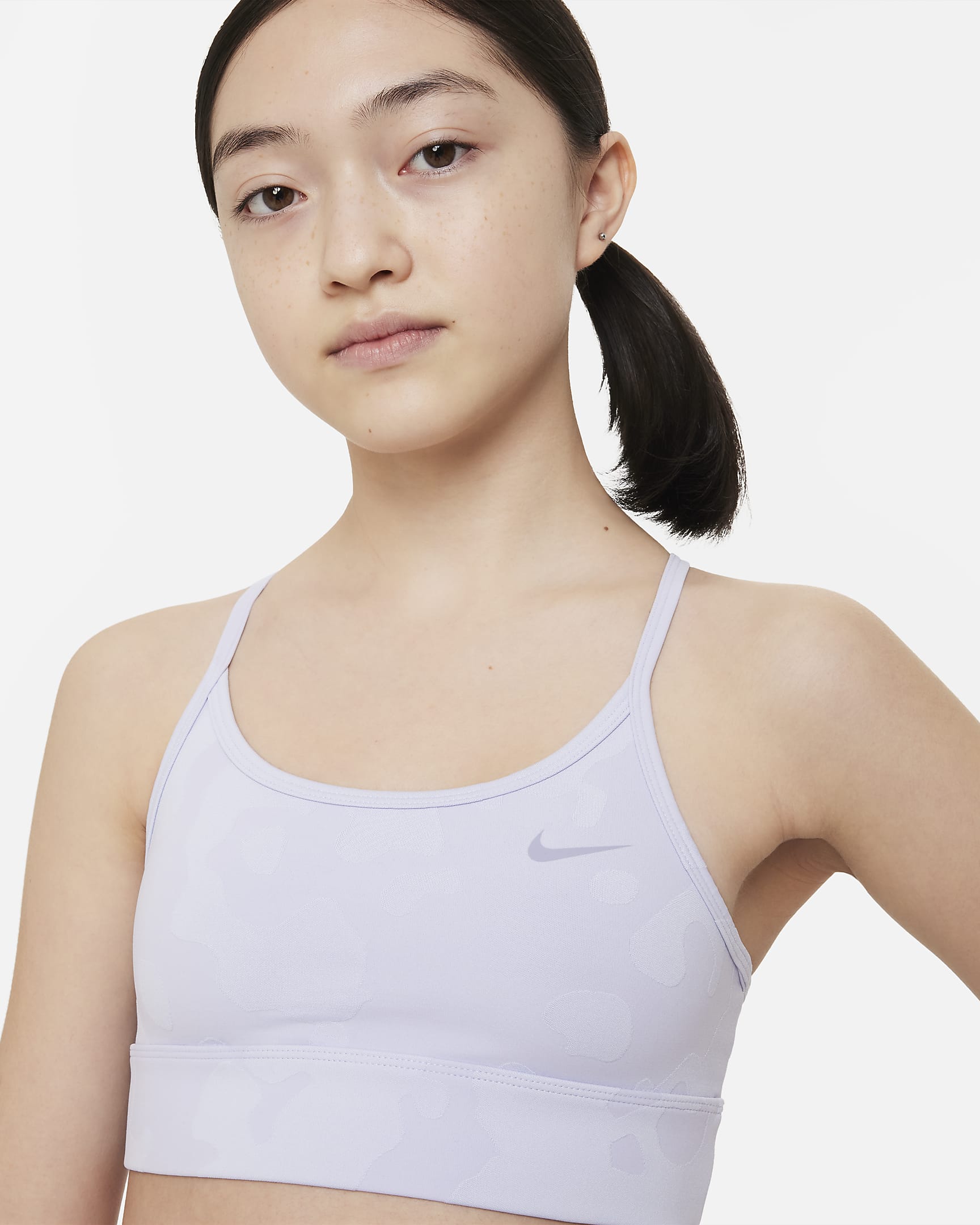 Nike Dri-FIT Indy Older Kids' (Girls') Sports Bra. Nike HR