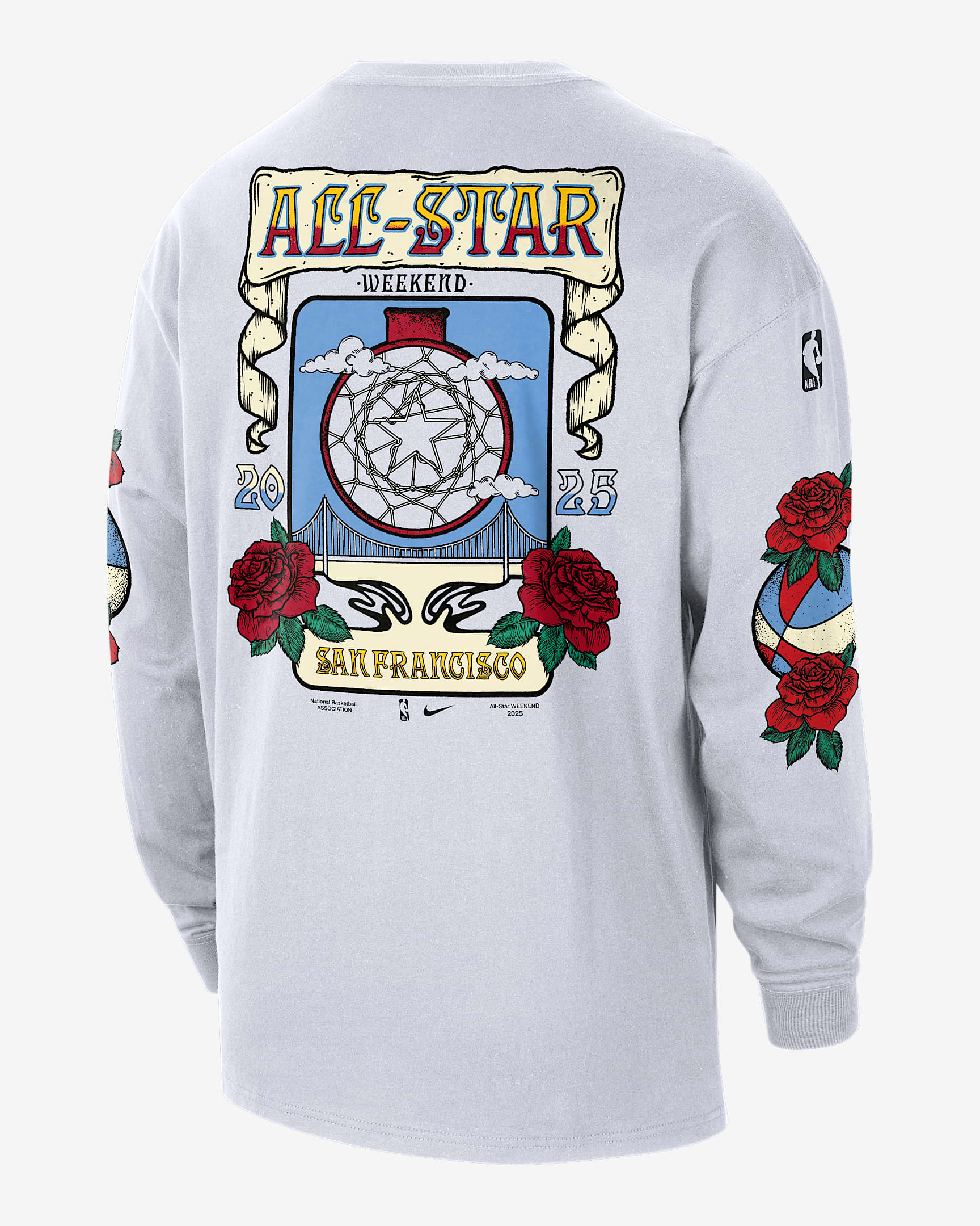 2025 All-Star Weekend Men's Nike NBA Long-Sleeve Max90 T-Shirt. Nike VN