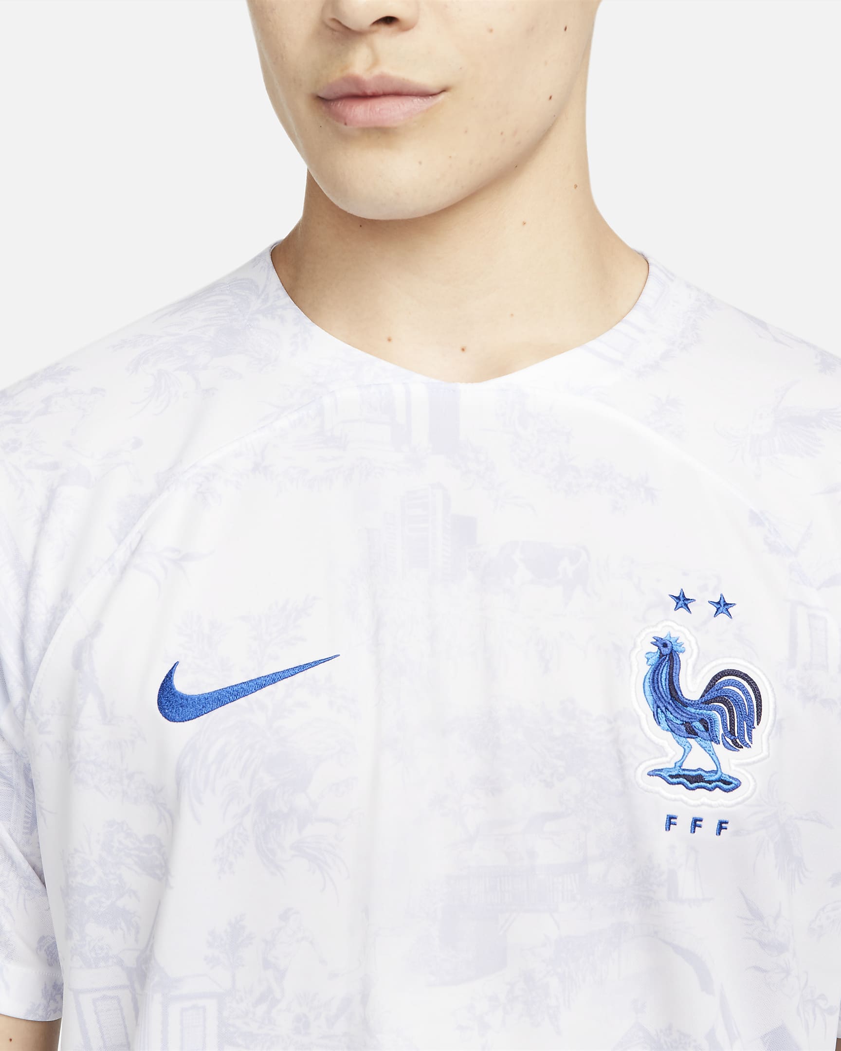 FFF 2022/23 Stadium Away Men's Nike Dri-FIT Football Shirt. Nike VN
