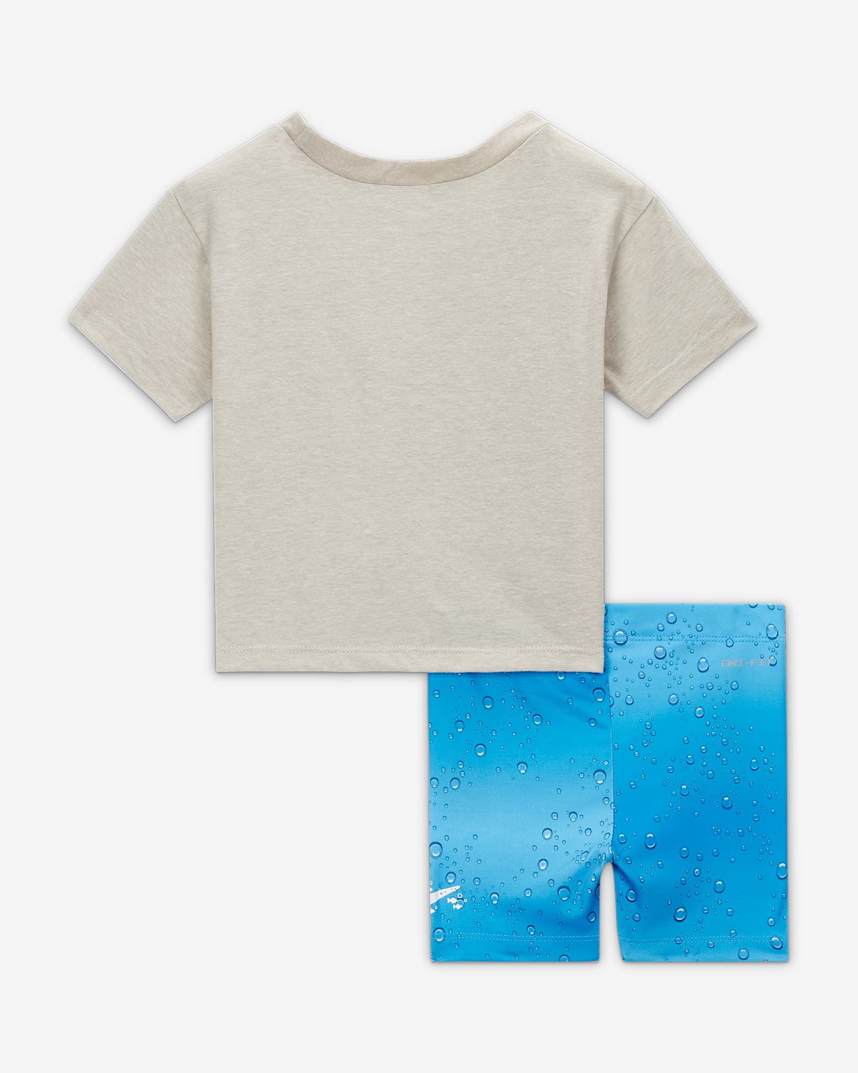 Conjunto de dos piezas Dri-FIT para bebé Nike Coral Reef Tee and Shorts ...