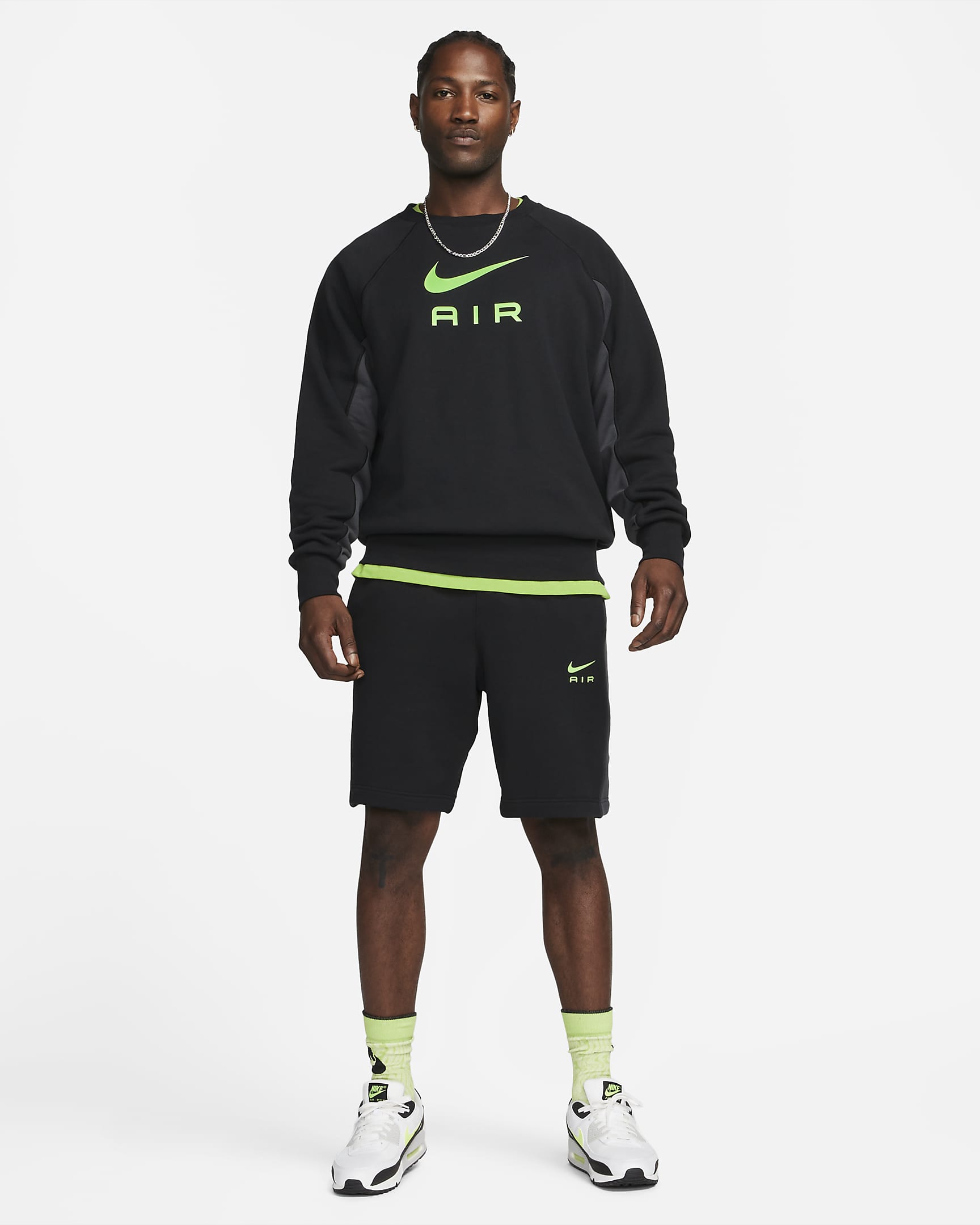 Nike Sportswear Air Men's French Terry Crew. Nike AE