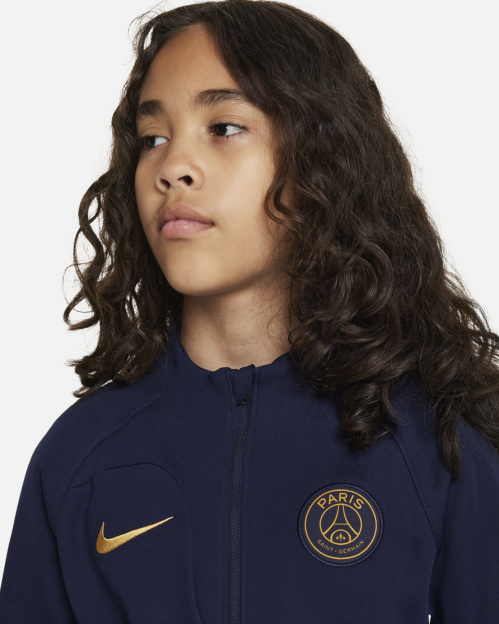 Paris Saint-Germain Academy Pro Home Older Kids' Nike Football Knit Graphic Jacket. Nike UK
