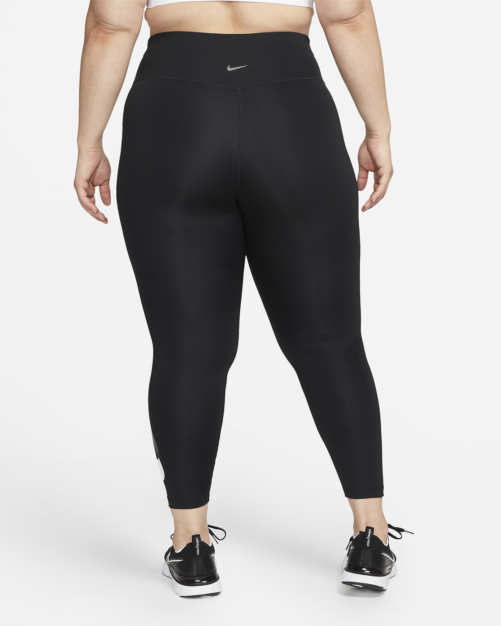 Nike Swoosh Run Women's 7/8-Length Mid-Rise Running Leggings (Plus Size ...
