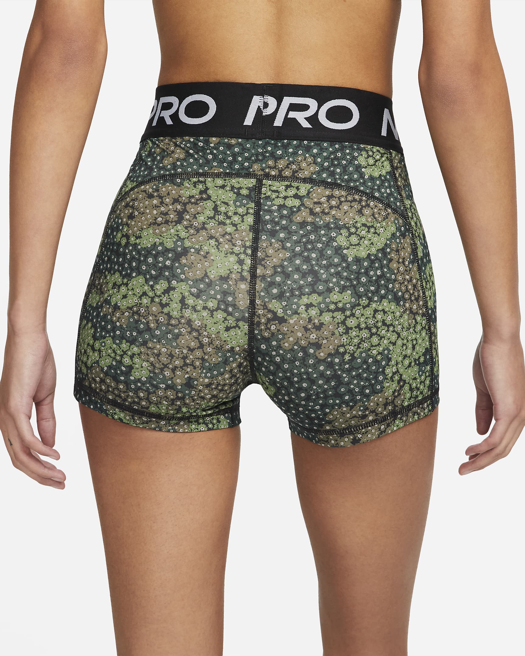 Nike Pro Women's 8cm (approx.) Printed Training Shorts. Nike SK