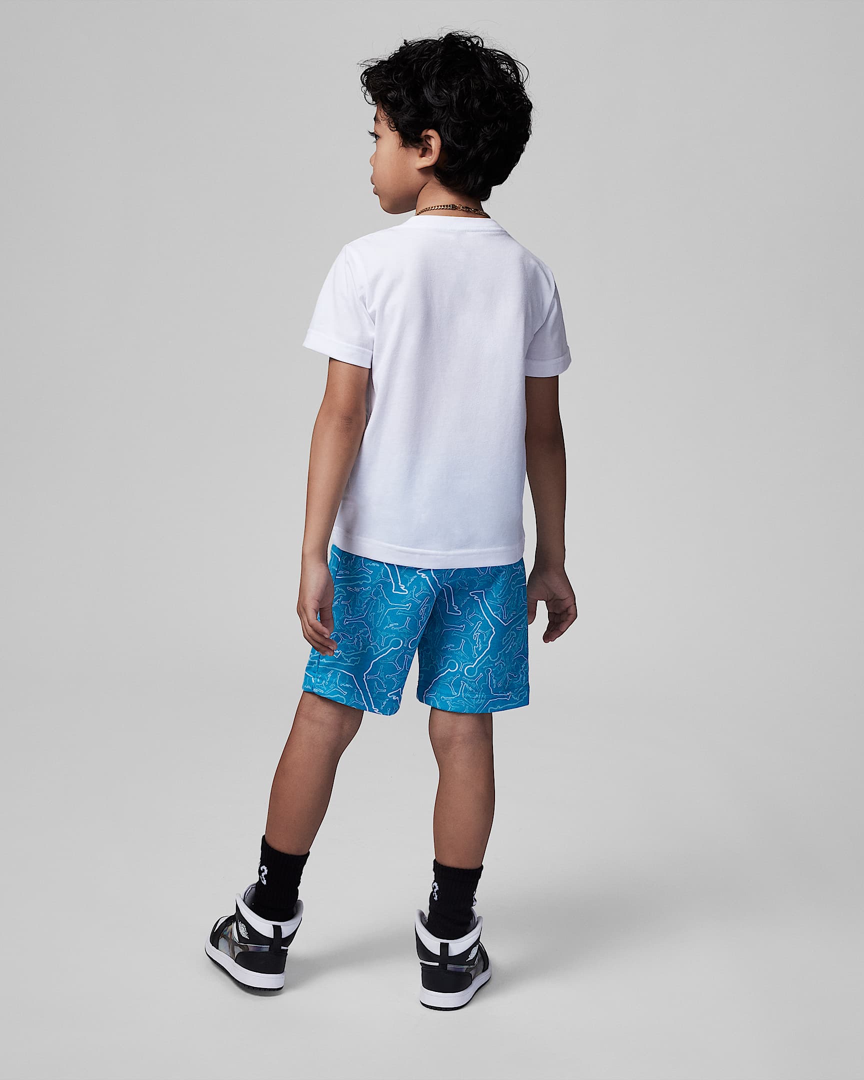 Jordan Air Jump-bled Shorts Set Little Kids' 2-Piece Set. Nike.com