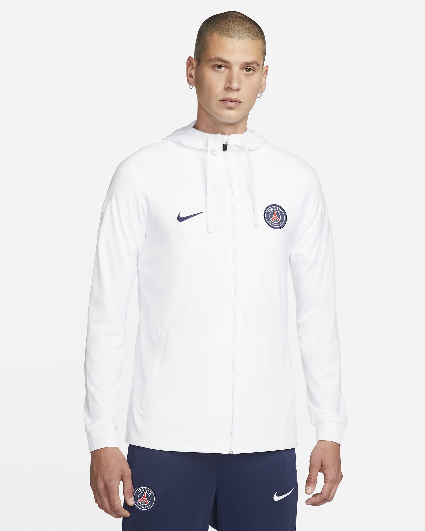 Paris Saint-Germain Strike Men's Nike Dri-FIT Knit Football Tracksuit ...