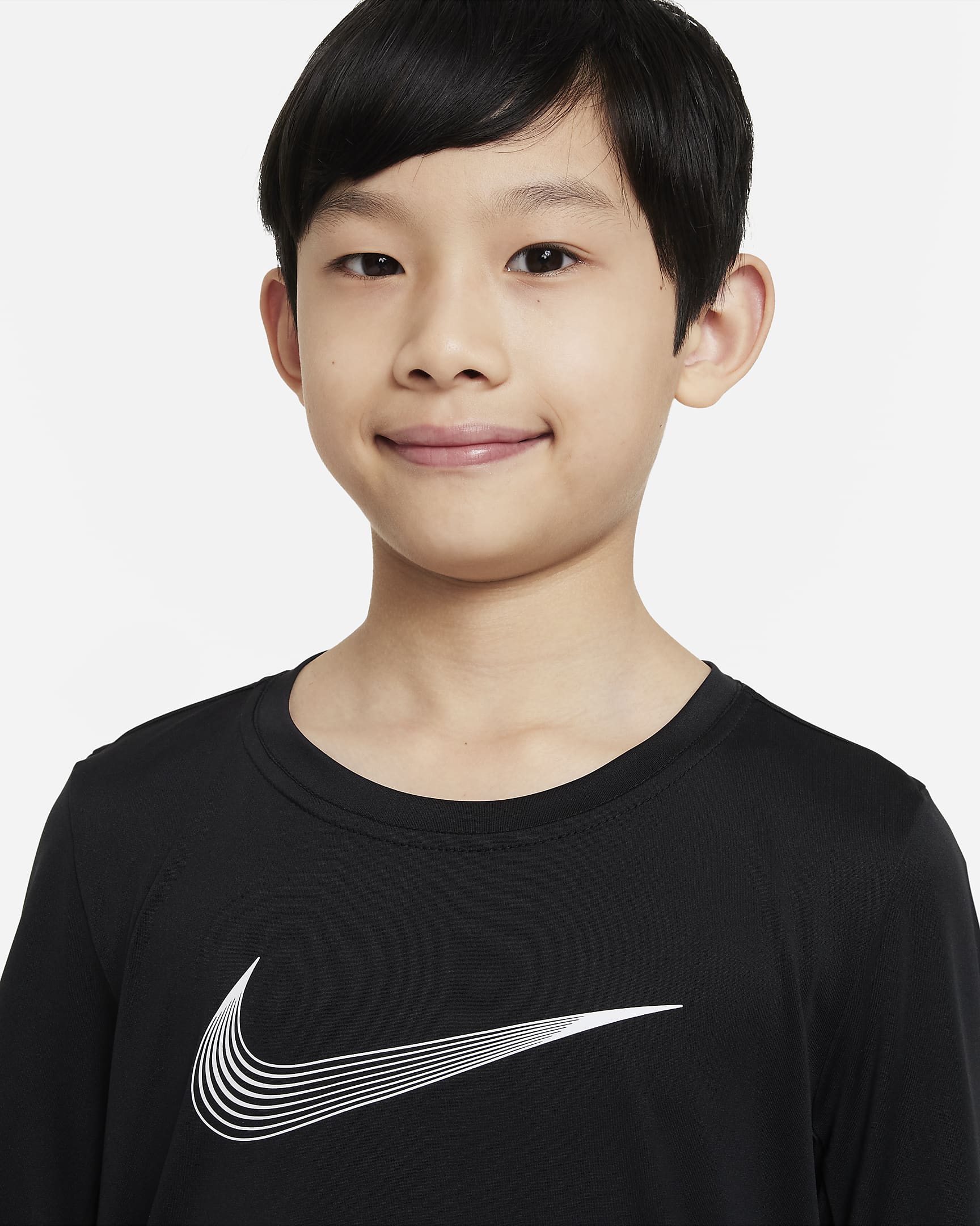 Nike Dri-FIT Older Kids' (Boys') Long-Sleeve Training Top. Nike NL