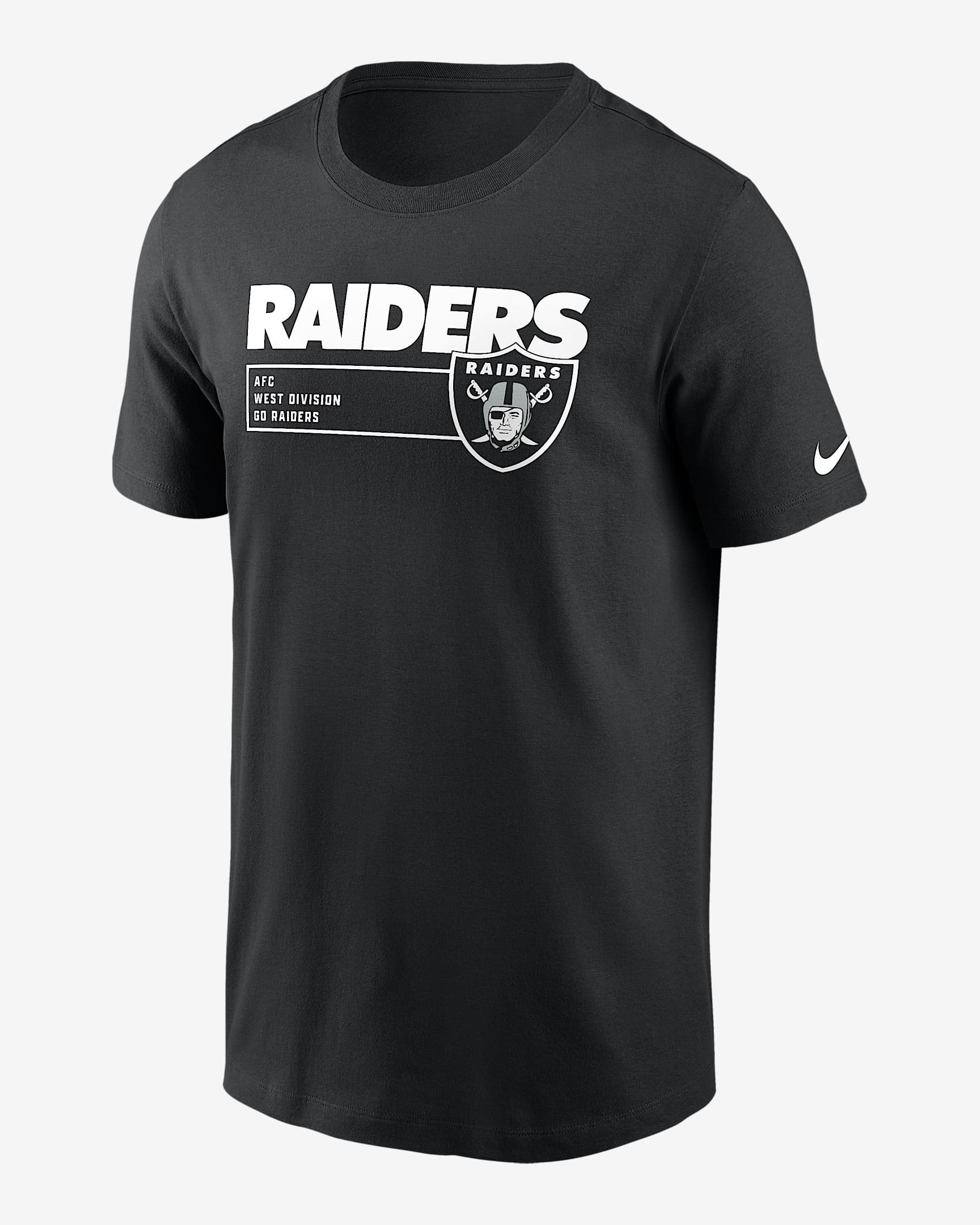 Las Vegas Raiders Division Essential Men's Nike NFL T-Shirt. Nike.com