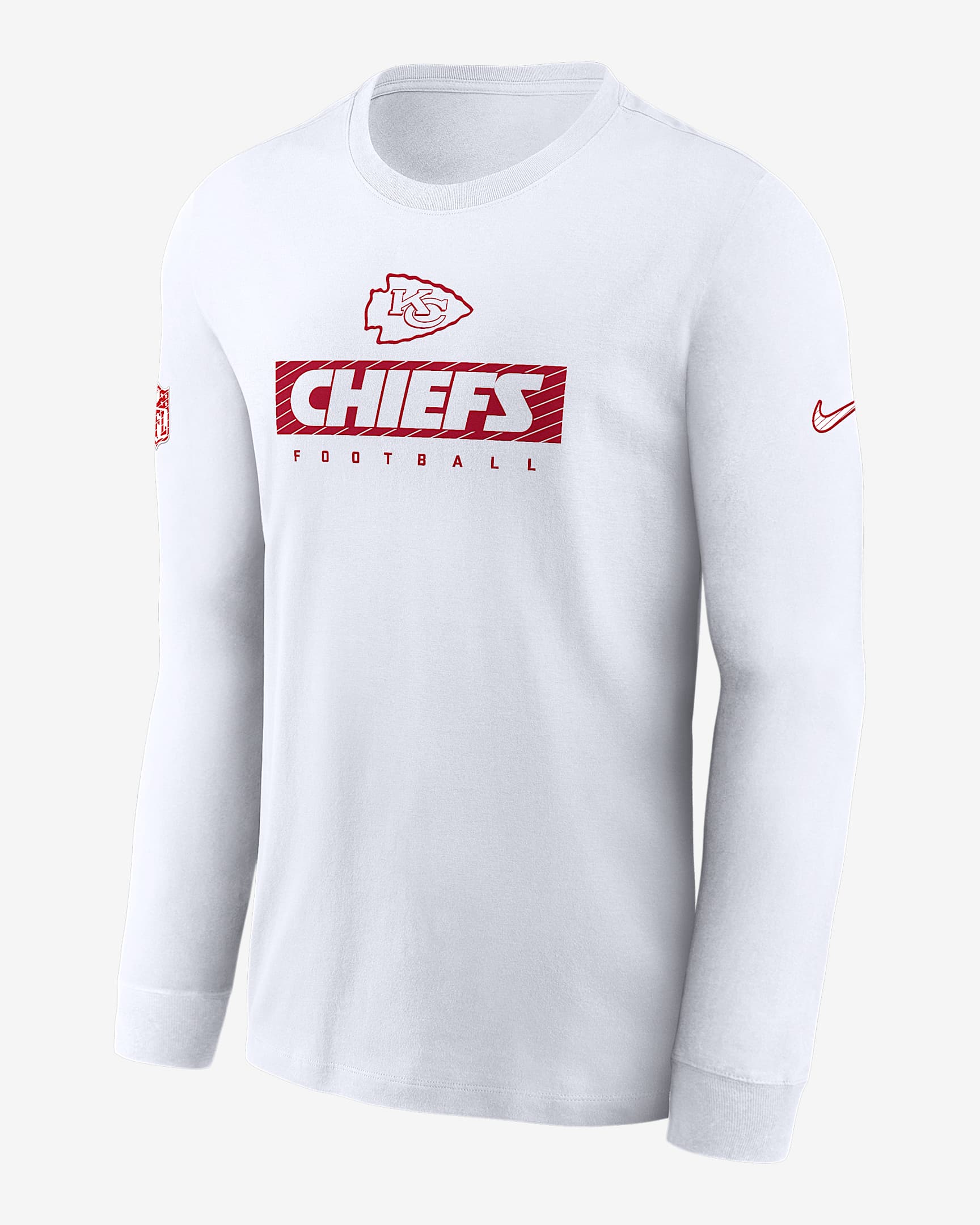 Playera de manga larga Nike Dri-FIT de la NFL para hombre Kansas City ...