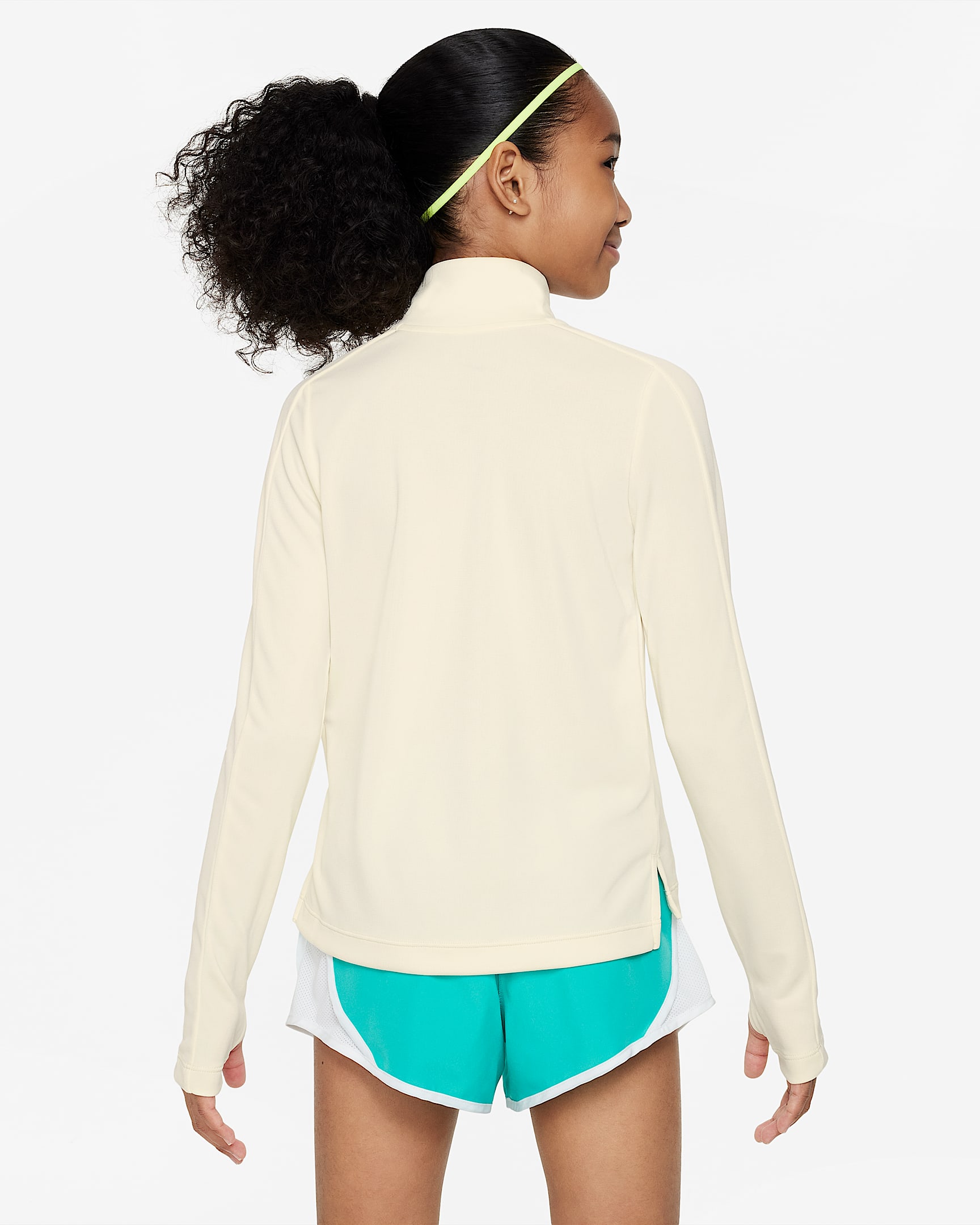 Nike Dri-FIT Older Kids' (Girls') Long-Sleeve 1/2-Zip Top. Nike DK