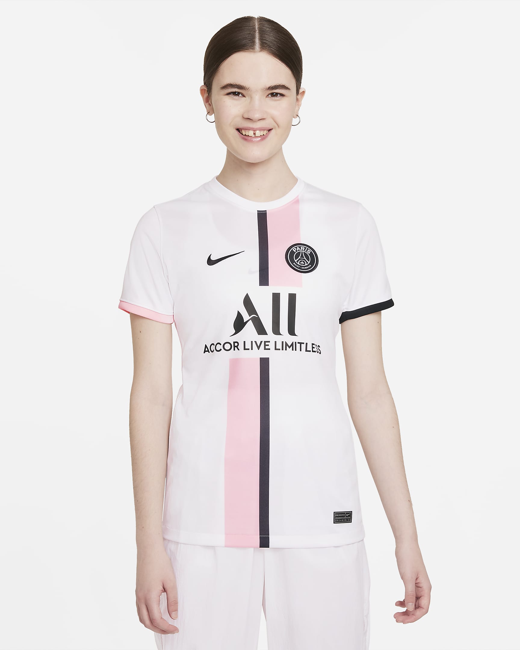 Paris Saint-Germain 2021/22 Stadium Away Women's Nike Dri-FIT Football Shirt. Nike IL