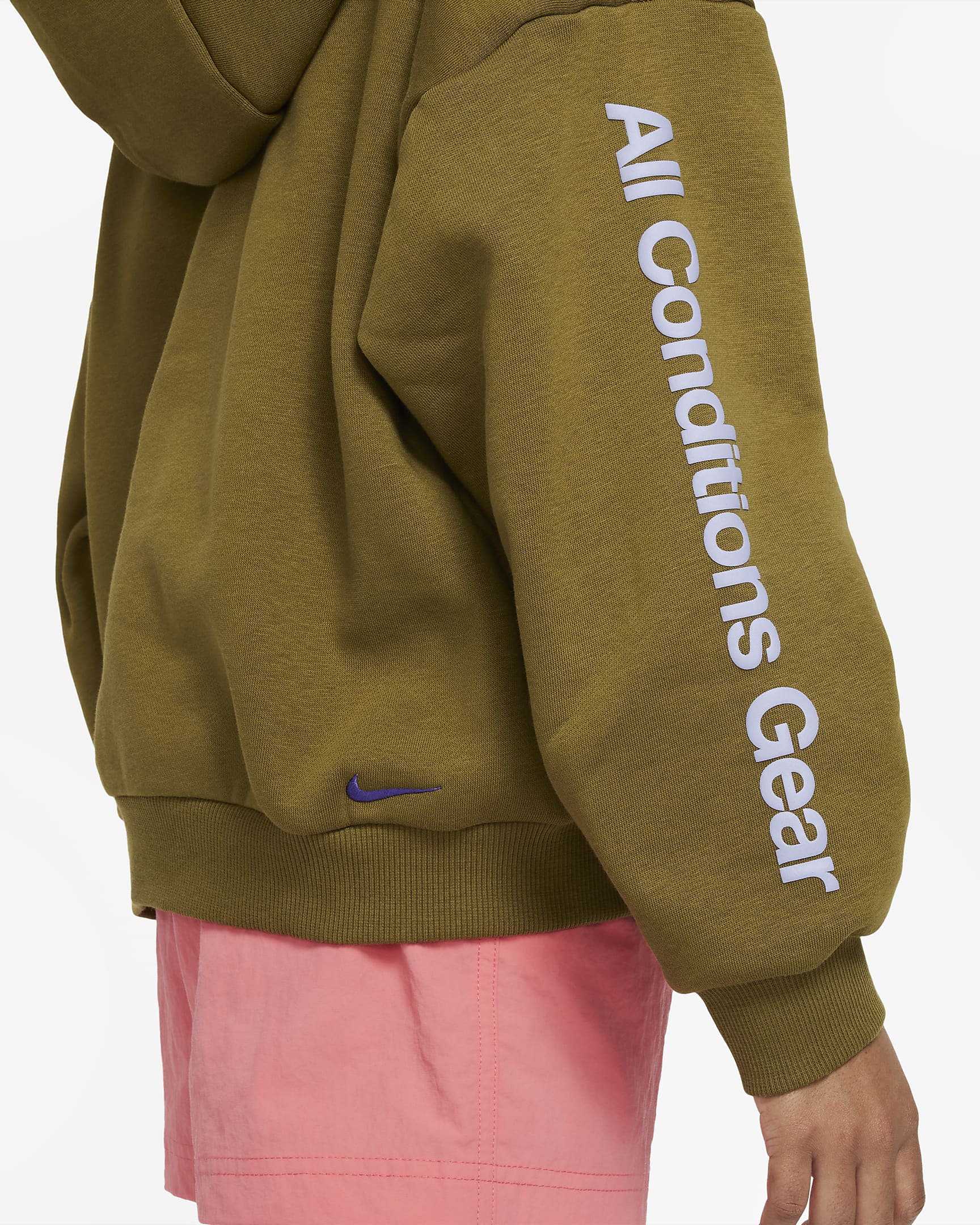 Nike ACG Icon Fleece hoodie voor kids. Nike NL