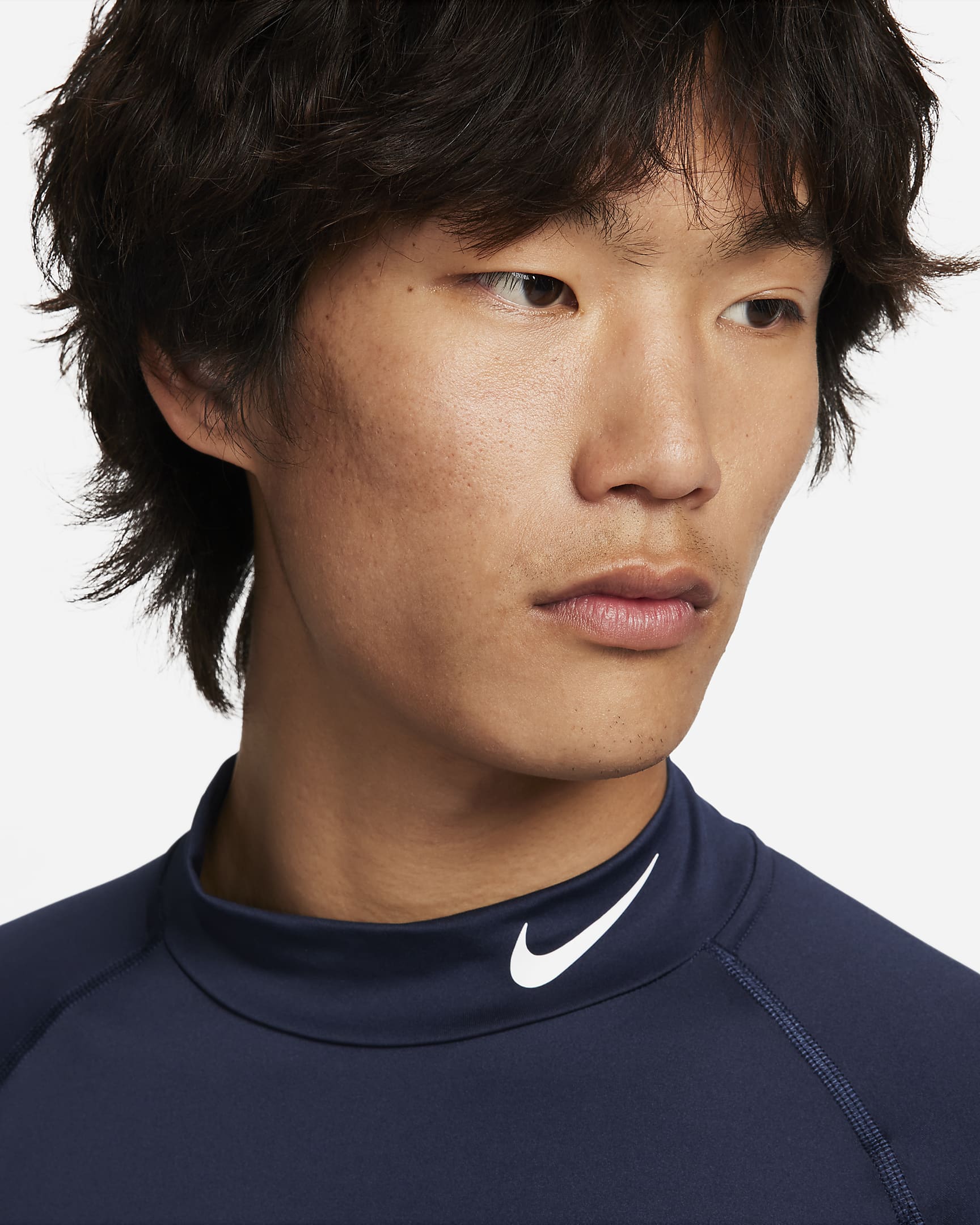 Nike Pro Men's Dri-FIT Fitness Mock-Neck Long-Sleeve Top. Nike JP