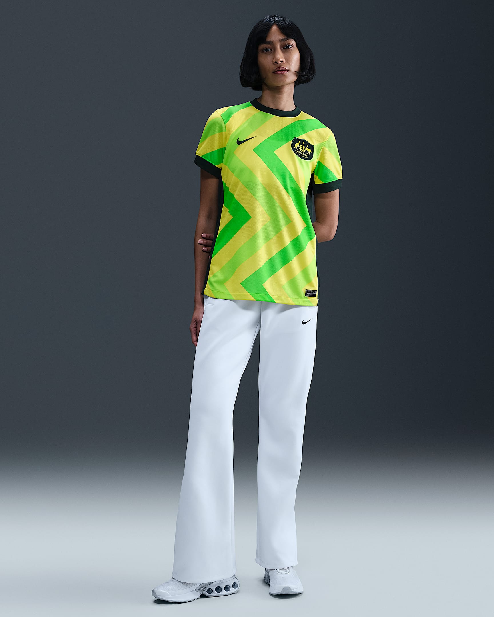 Ausztrália 2025/26 Stadium hazai Nike Dri-FIT női replika futballmez. Nike HU
