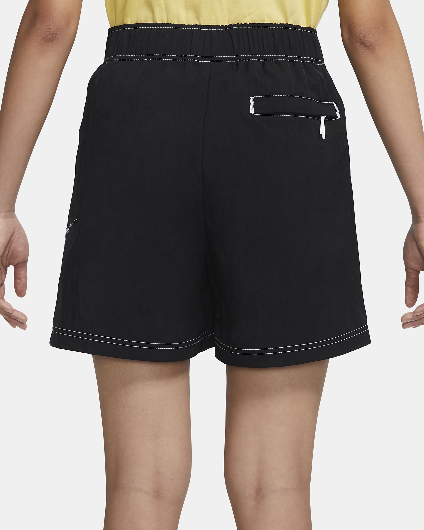 Nike Sportswear Swoosh Womens Woven High Rise Shorts Nike In