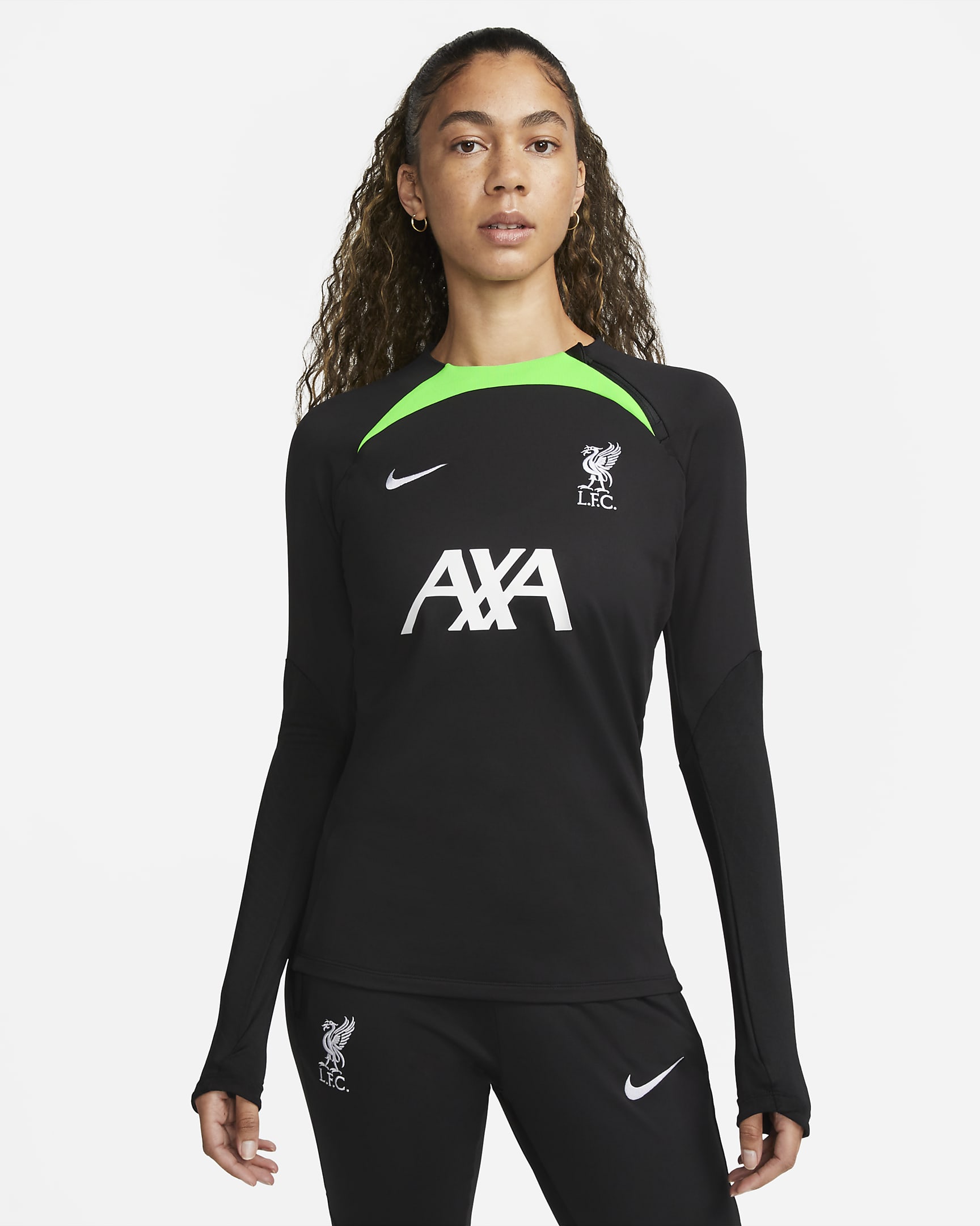 Liverpool F.C. Strike Women's Nike Dri-FIT Crew-Neck Football Drill Top ...