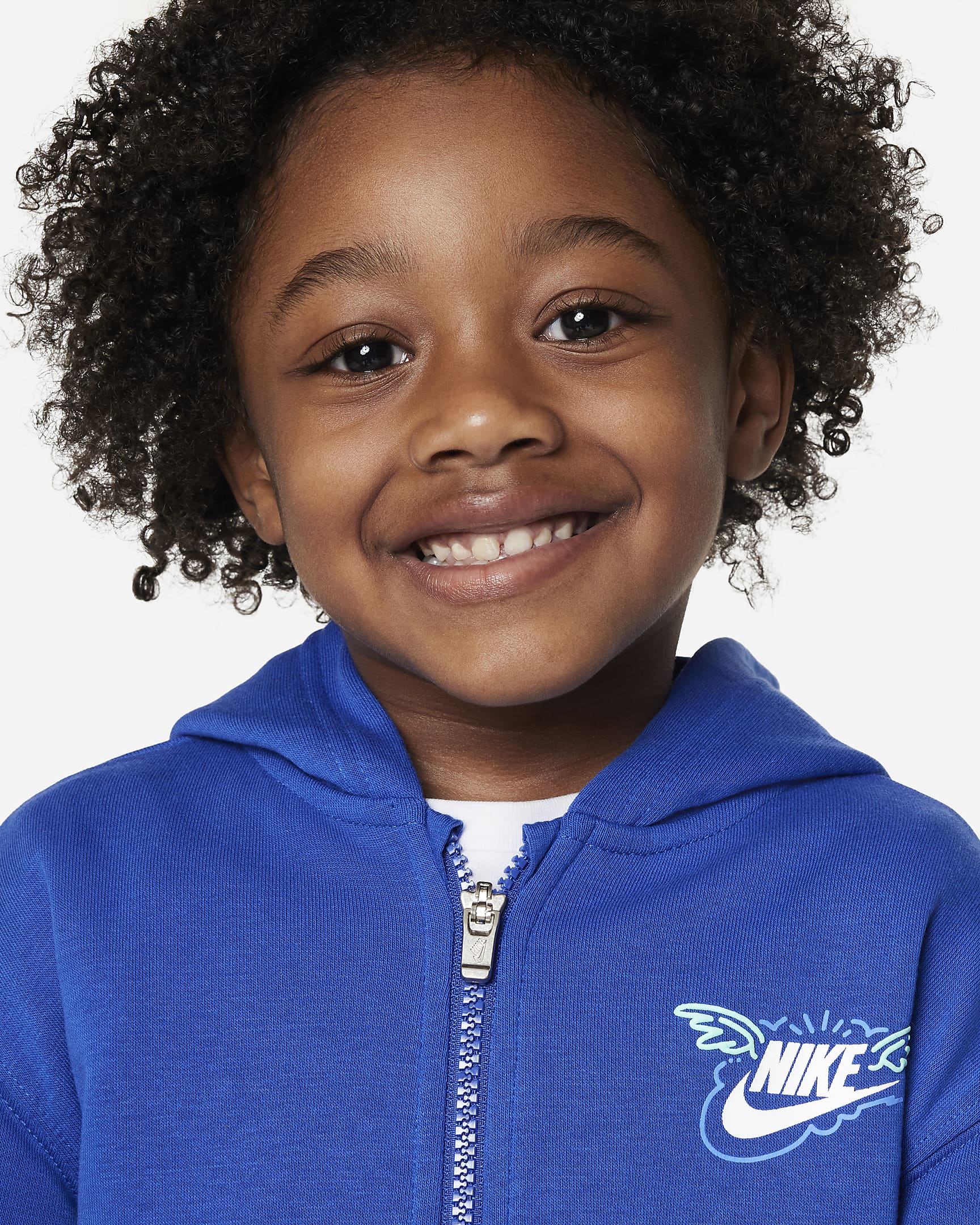 Nike Sportswear 'Art of Play' French Terry Full-Zip Set Younger Kids' 2-Piece Set. Nike AT