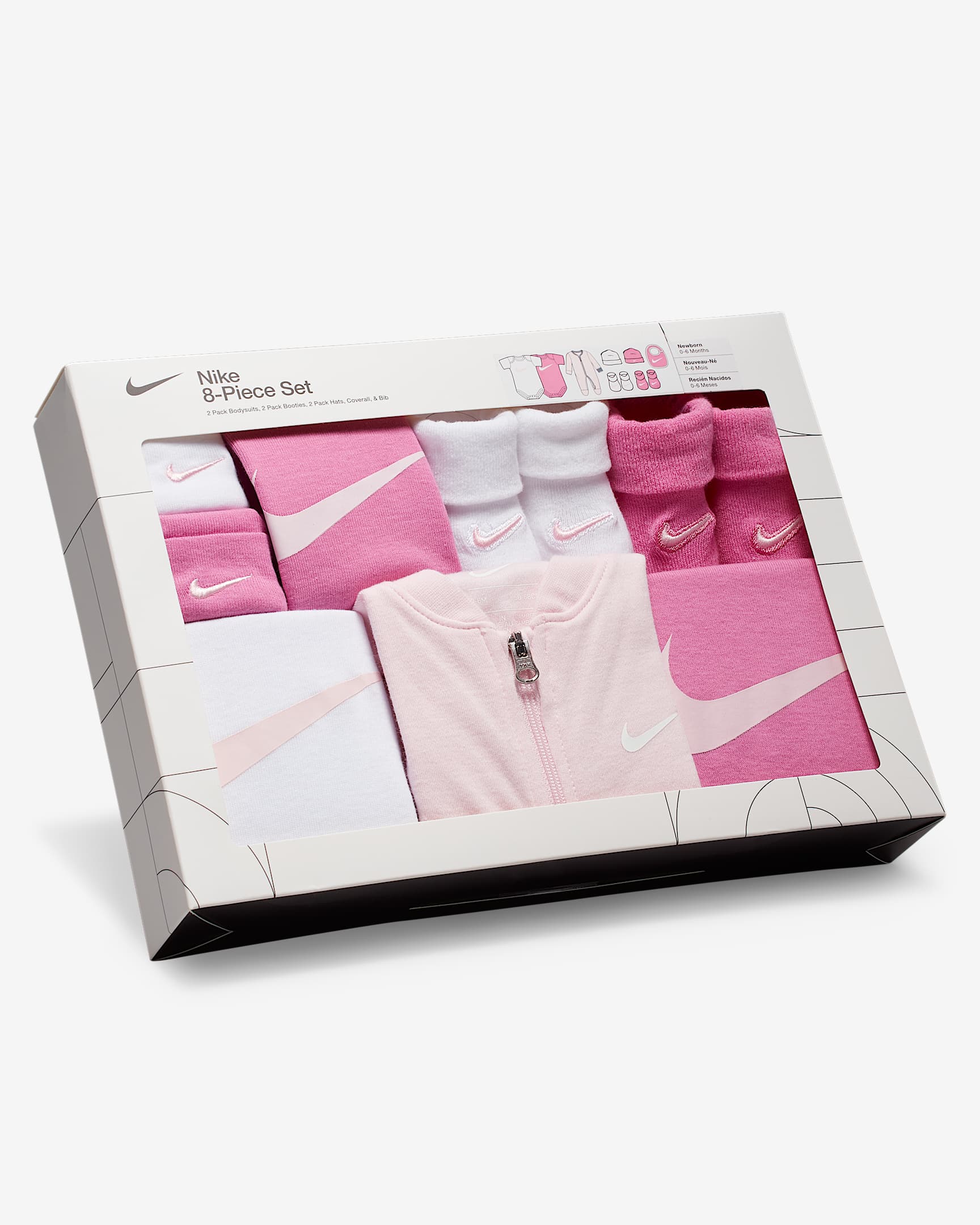 Nike 8-Piece Gift Set Baby 8-Piece Boxed Gift Set. Nike.com