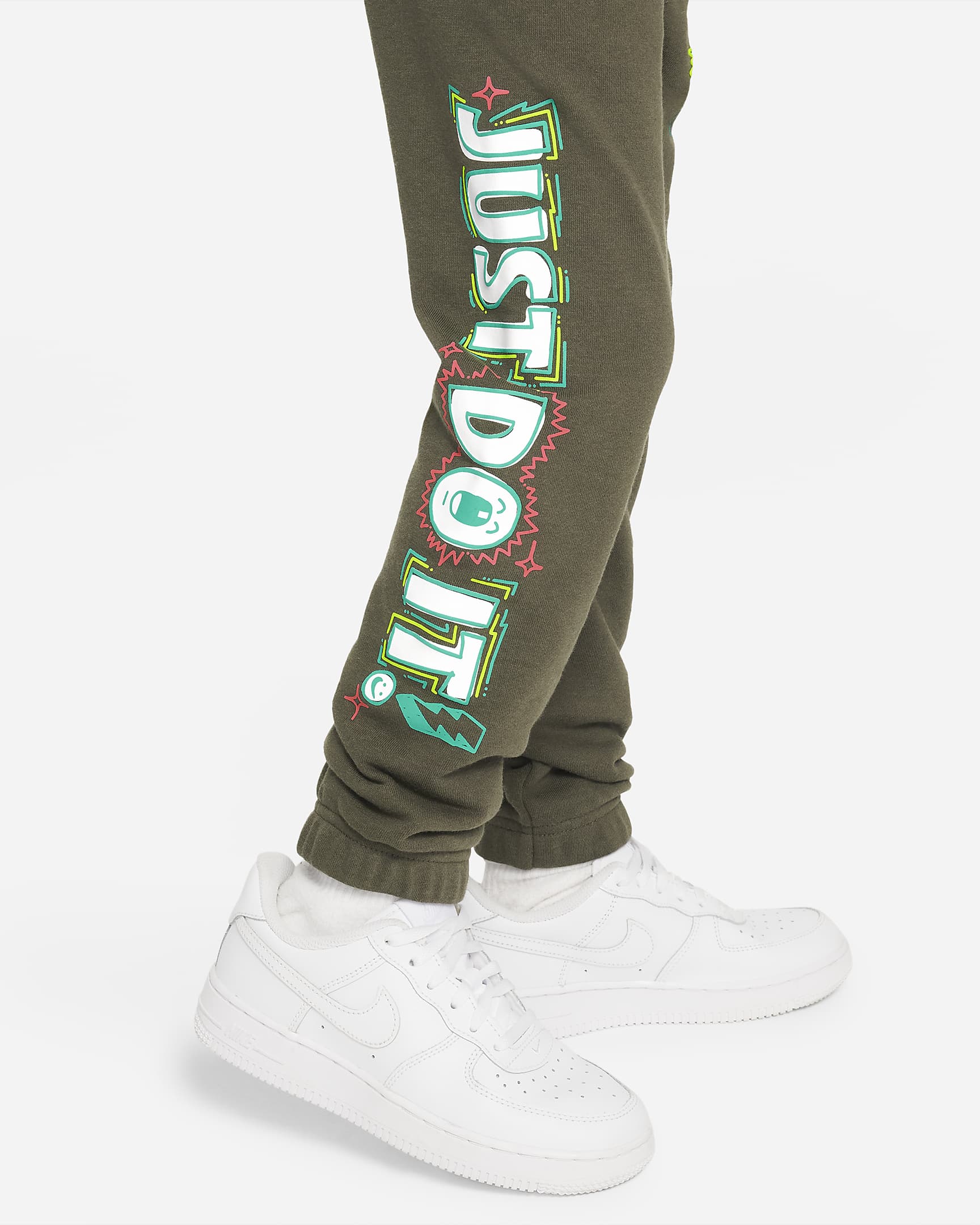 Nike Sportswear "Art of Play" French Terry Joggers Little Kids Pants. Nike JP