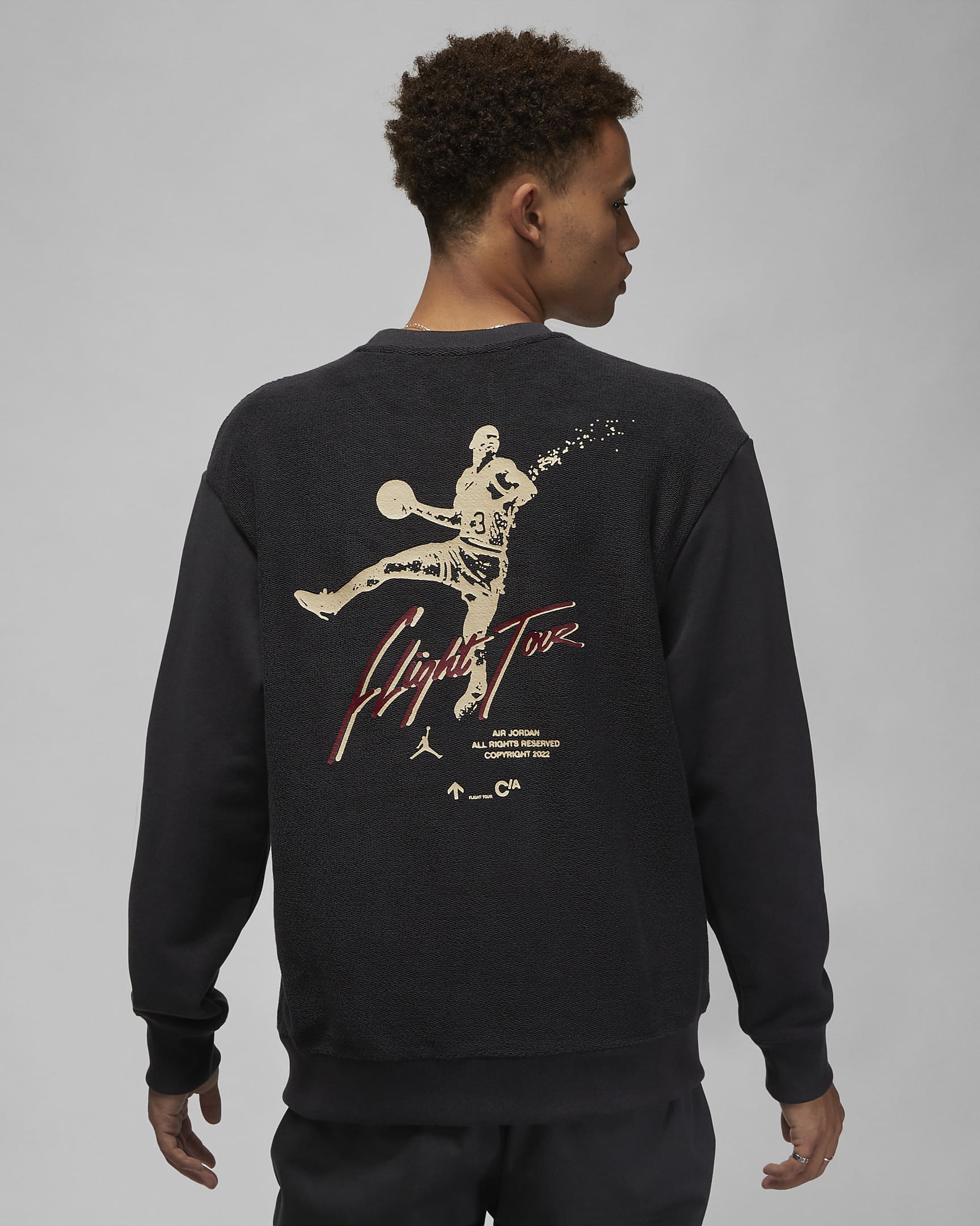 Jordan Flight Heritage Men's Crew. Nike BE