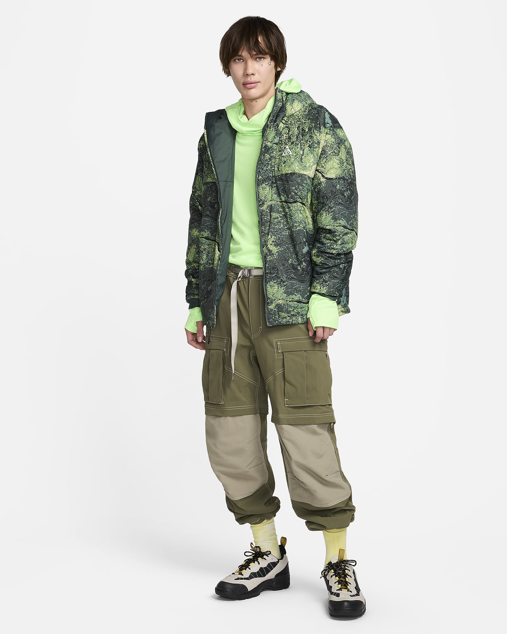 Nike ACG "Rope de Dope" Men's Therma-FIT ADV Allover Print Jacket. Nike.com