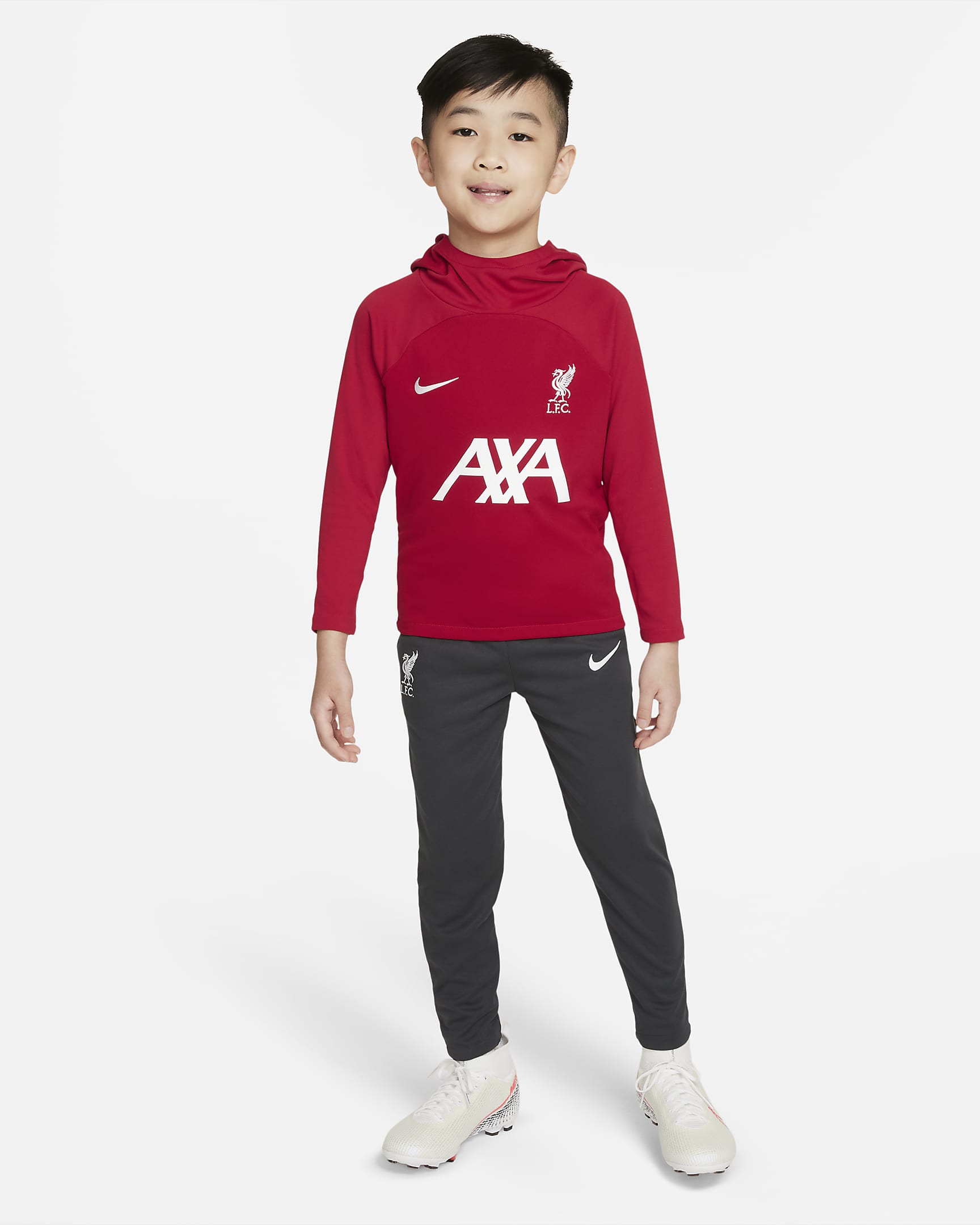 Liverpool Academy Pro Younger Kids' Nike Dri-FIT Football Pullover ...