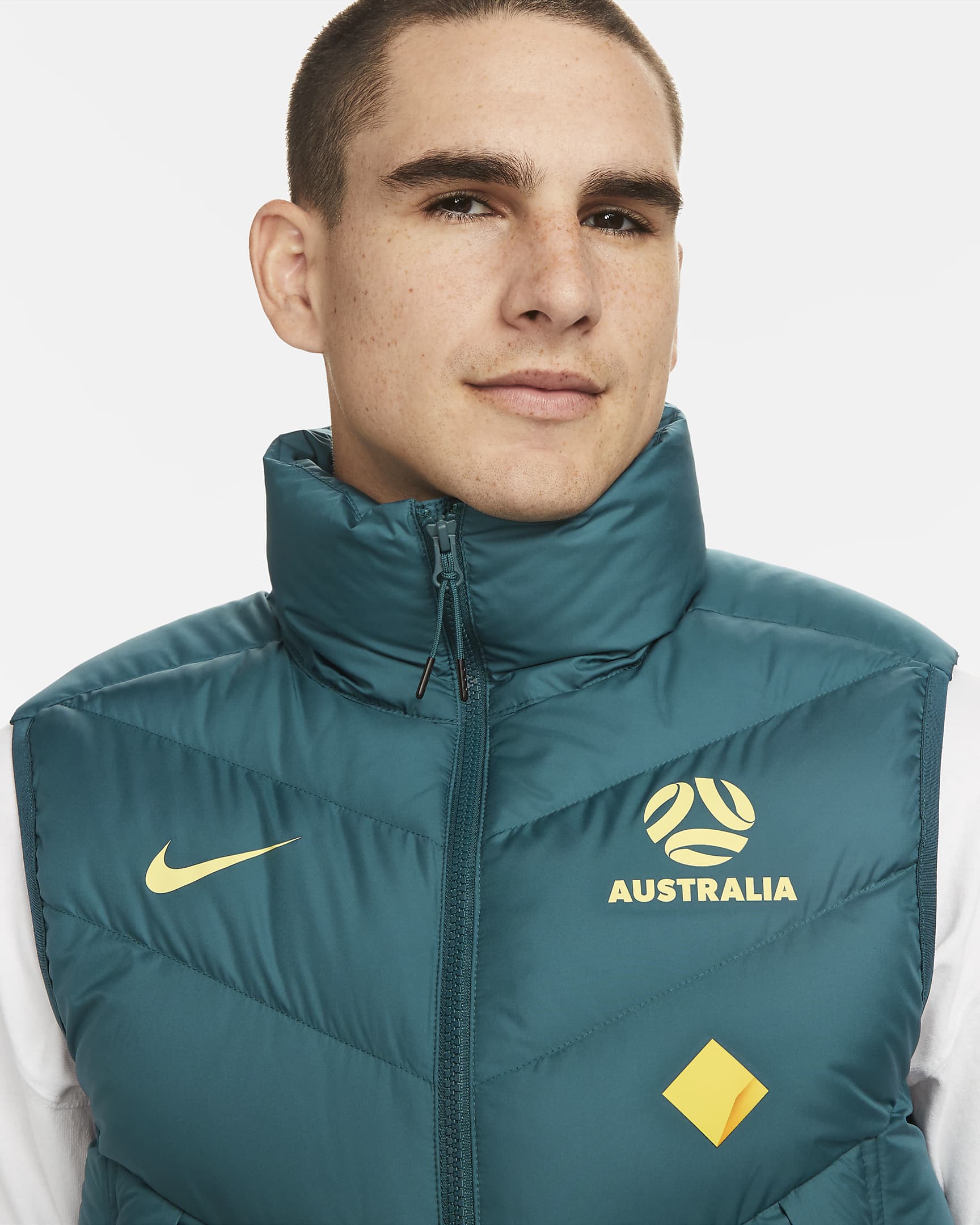 Australia Windrunner Men's Nike Football Down Gilet. Nike CH