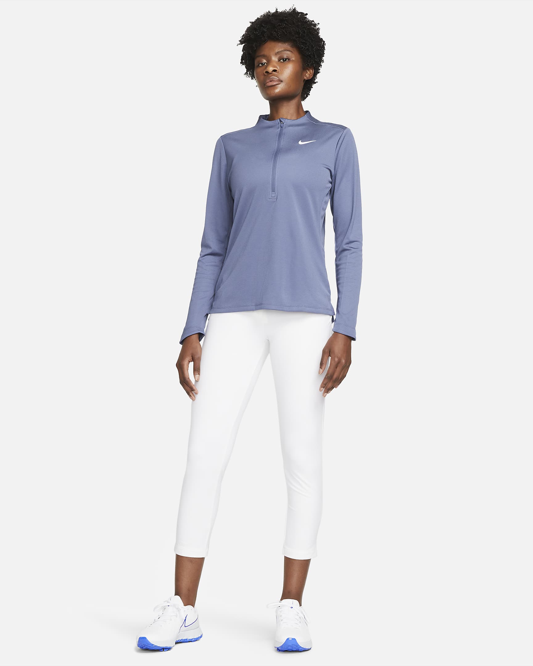 Nike Dri-FIT UV Advantage Women's 1/2-Zip Golf Top. Nike PH