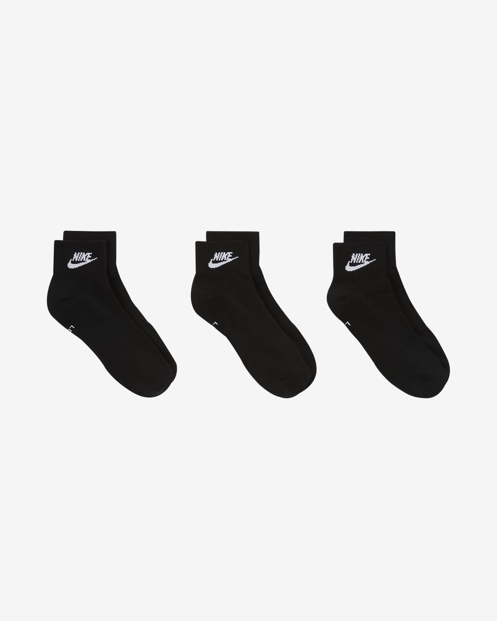 Nike Everyday Essential Ankle Socks 3 Pairs Nike Uk