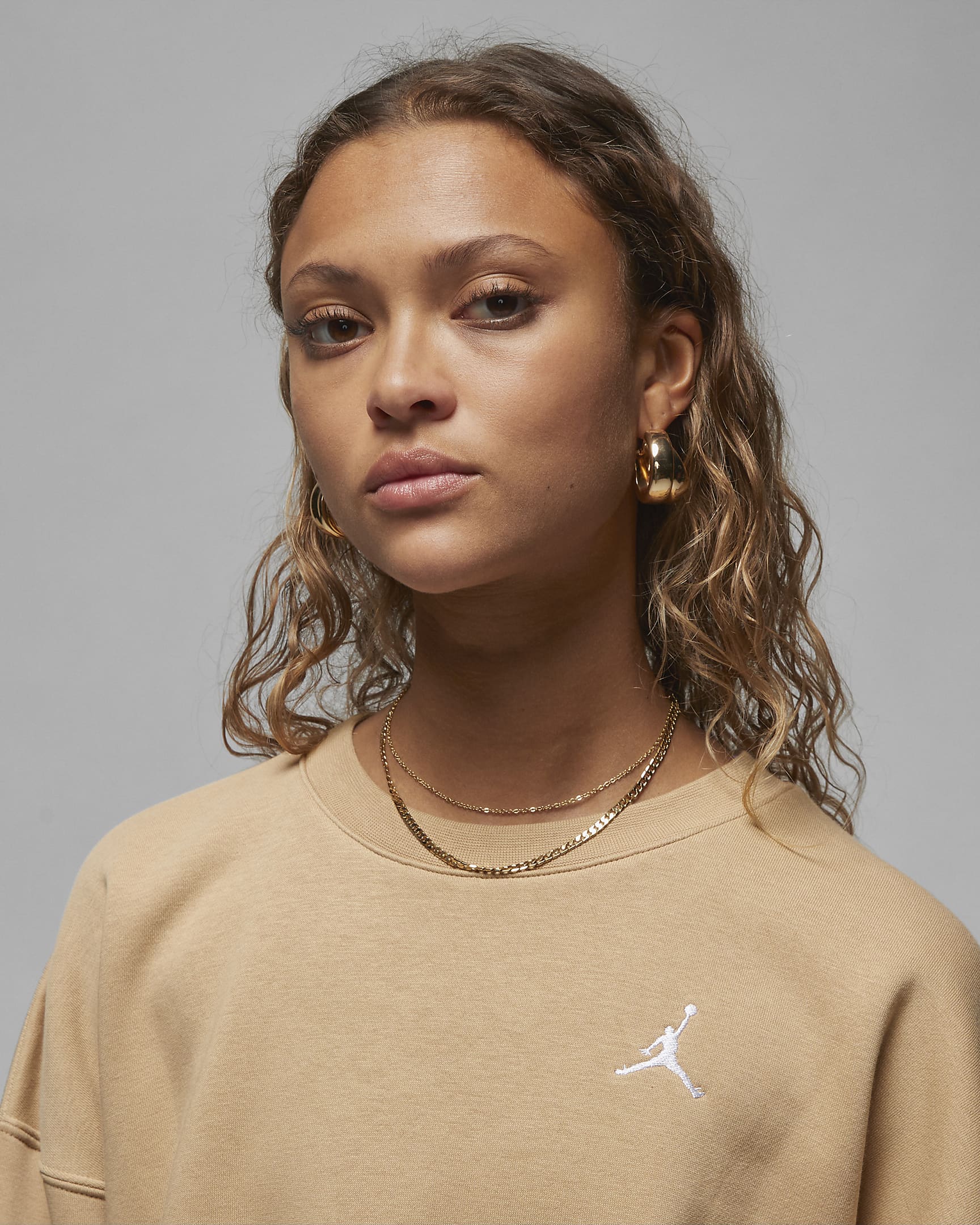 Jordan Brooklyn Fleece Women's Crew-Neck Sweatshirt. Nike CA