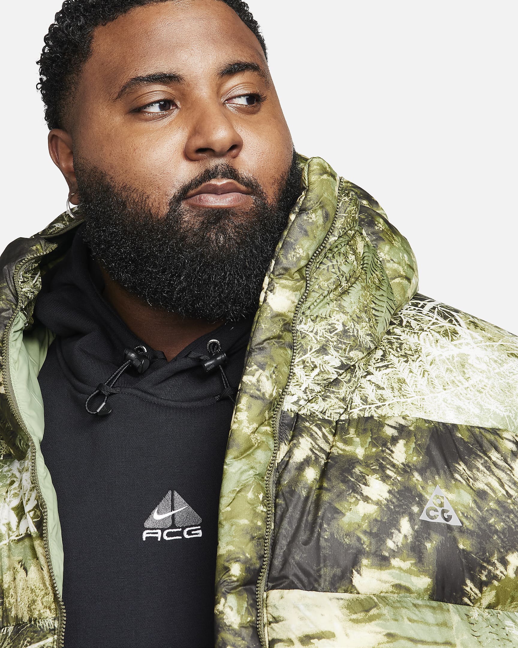 Nike ACG 'Lunar Lake' Puffer Therma-FIT ADV Loose Hooded Jacket. Nike LU