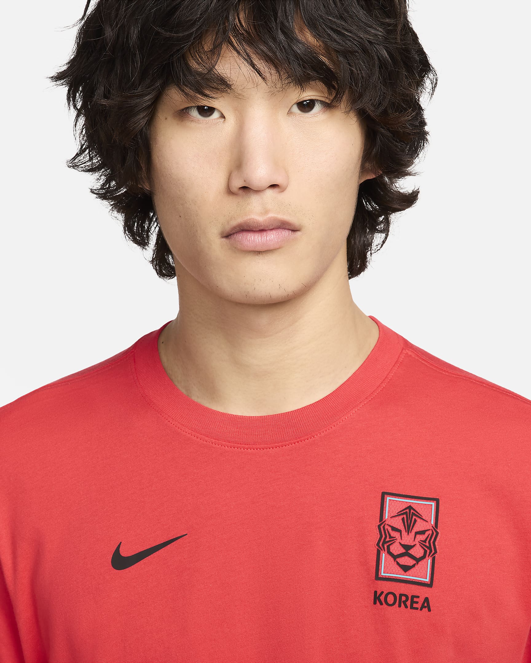 Korea Essential 男款 Nike 足球 T 恤。Nike TW