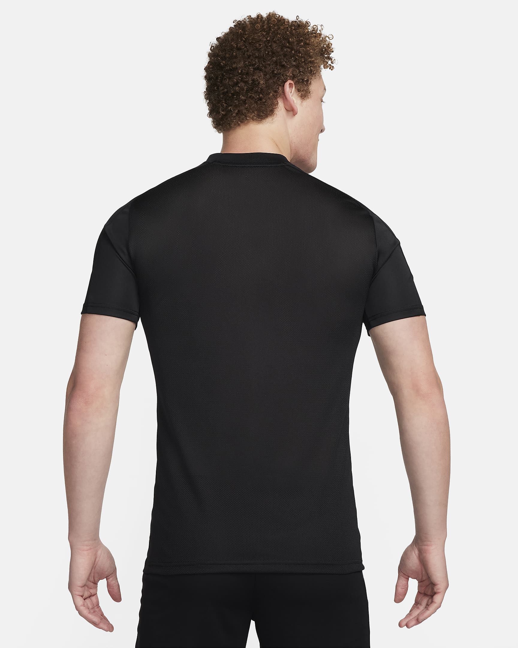 Nike Academy Dri-FIT Kurzarm-Fußballoberteil für Herren. Nike LU