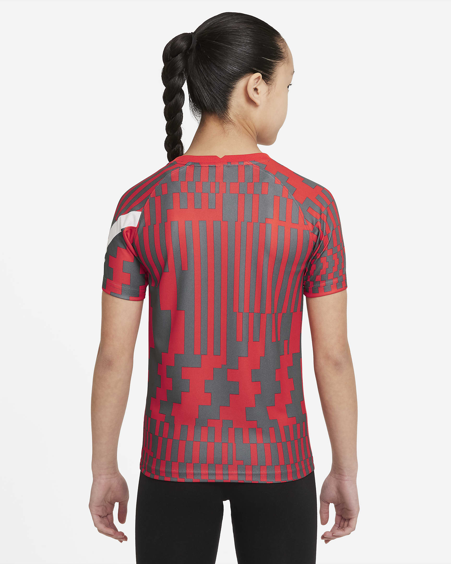 Eintracht Frankfurt Older Kids' Pre-Match Short-Sleeve Football Top ...