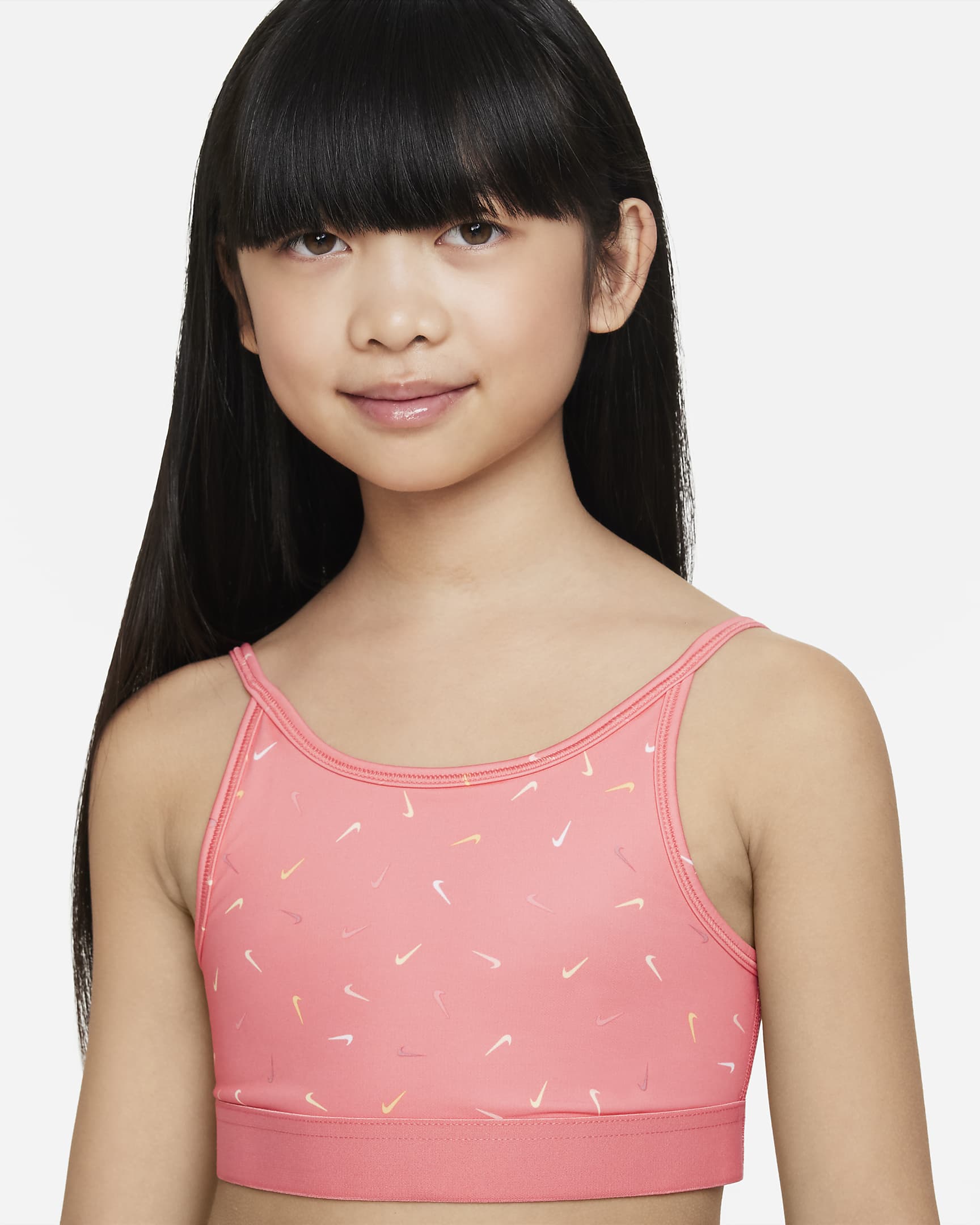 Nike Dri-FIT Trophy Nike Sport-BH mit leichtem Halt für ältere Kinder ...