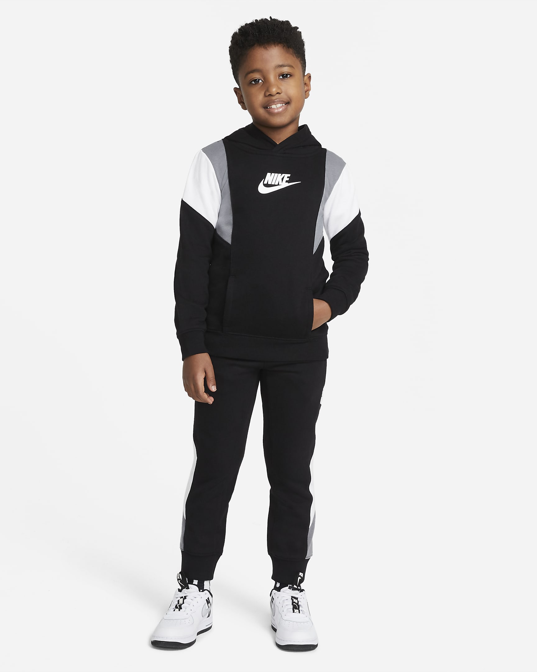 Sudadera con capucha sin cierre para niños talla pequeña Nike. Nike.com