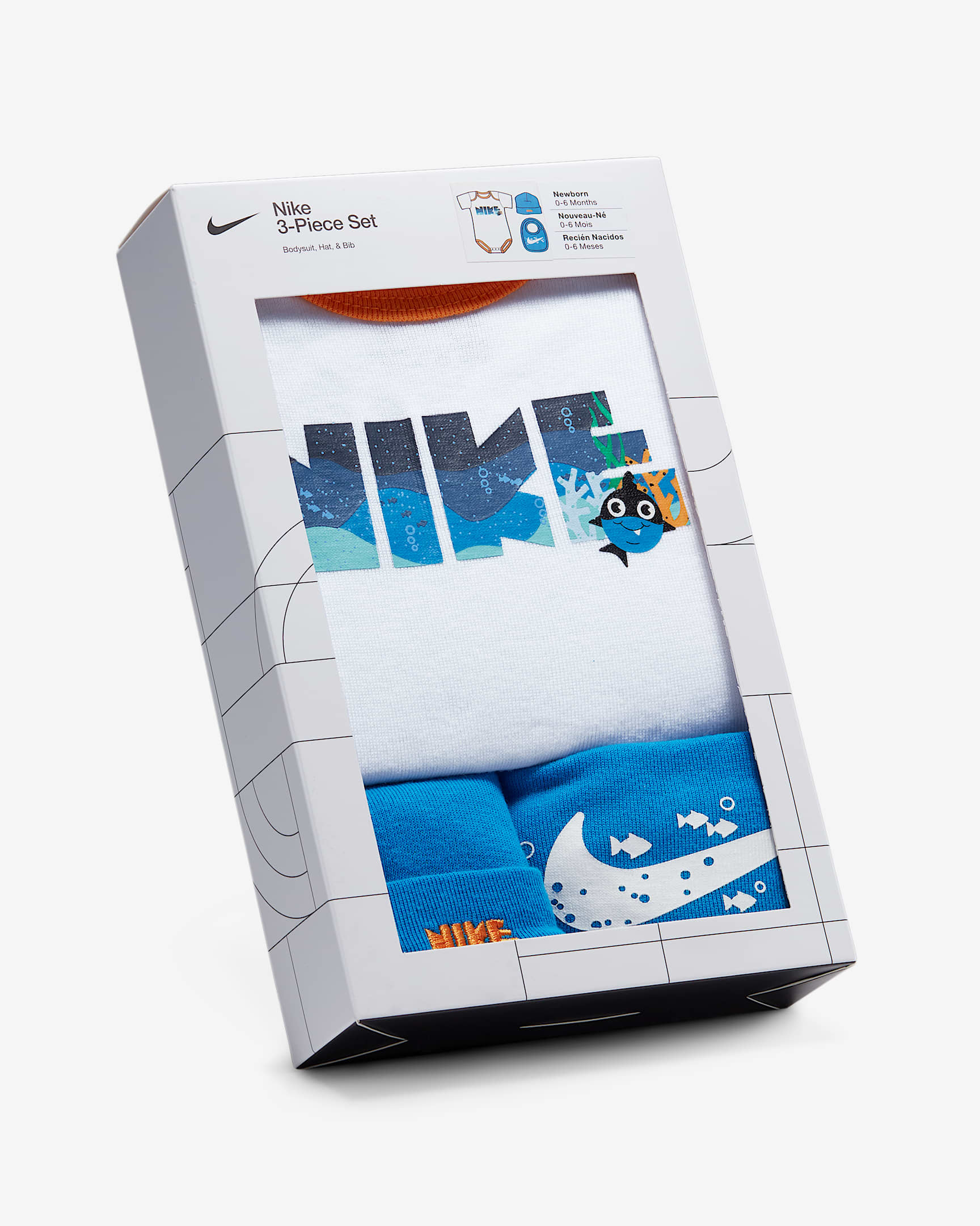 Conjunto de 3 piezas para bebé (conjunto Nike KSA Coral Reef). Nike.com