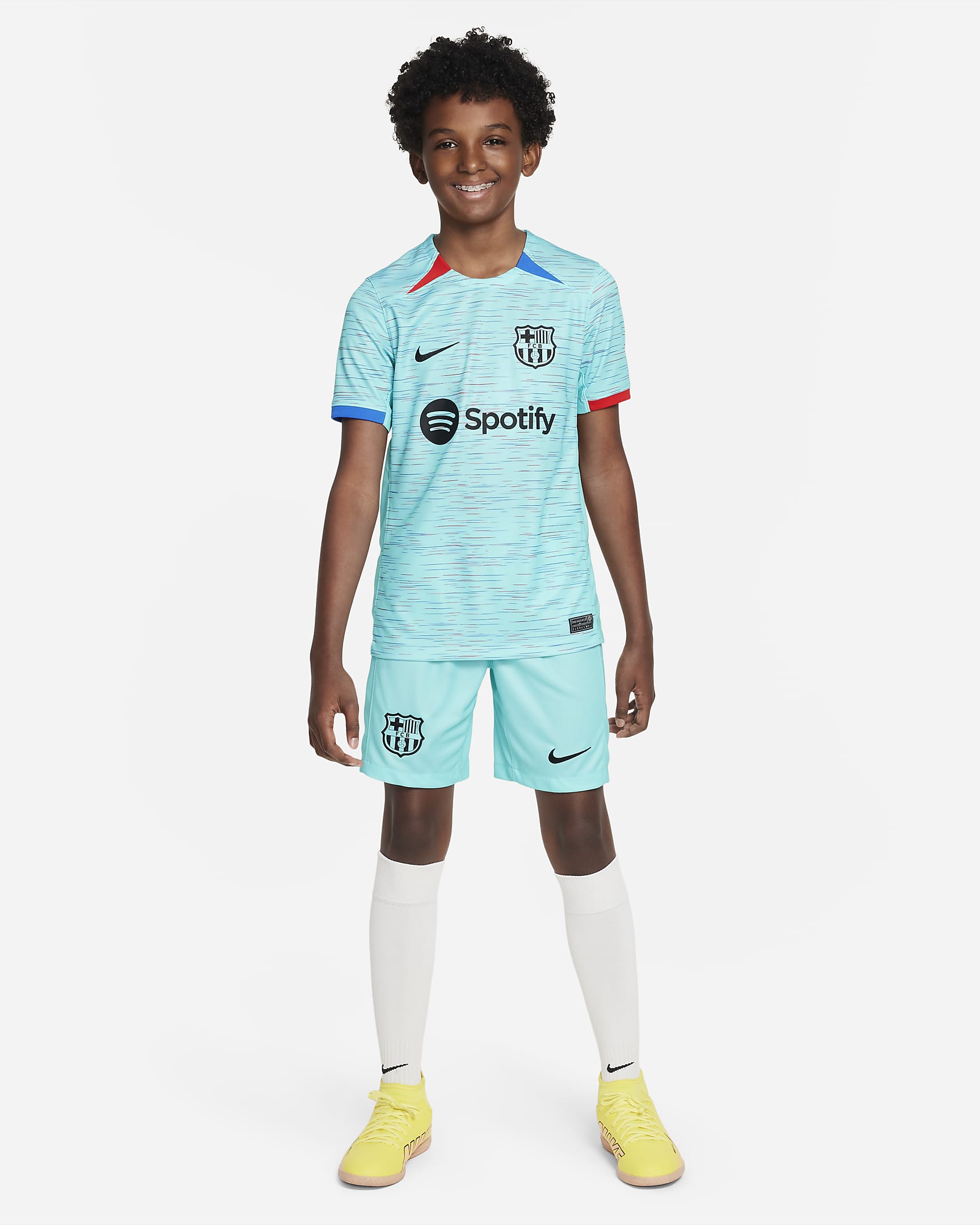 F.C. Barcelona 2023/24 Stadium Third Older Kids' Nike Dri-FIT Football Shirt. Nike NZ