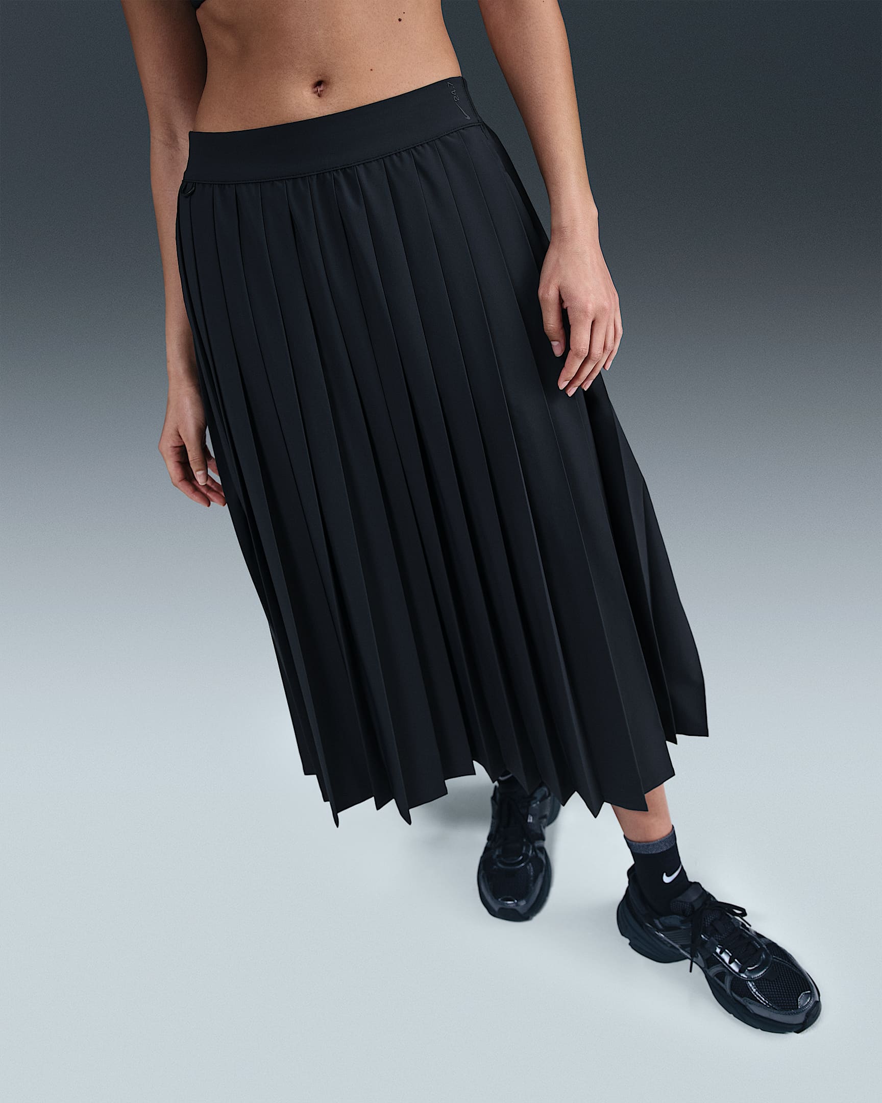 Nike 24.7 PerfectStretch Dri-FIT rok met plooien. Nike NL
