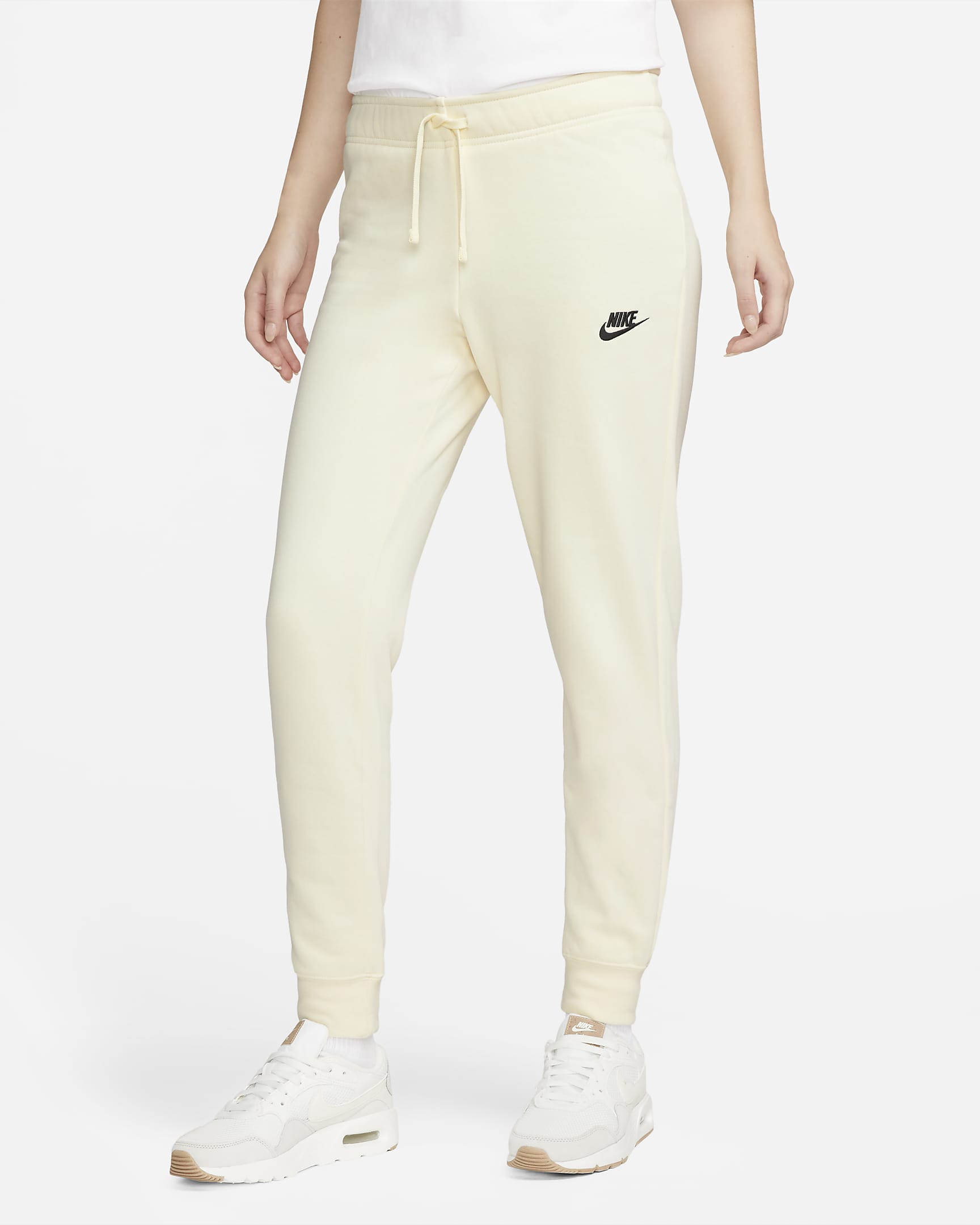 Nike Sportswear Club Fleece Womens Mid Rise Slim Joggers Nike Lu